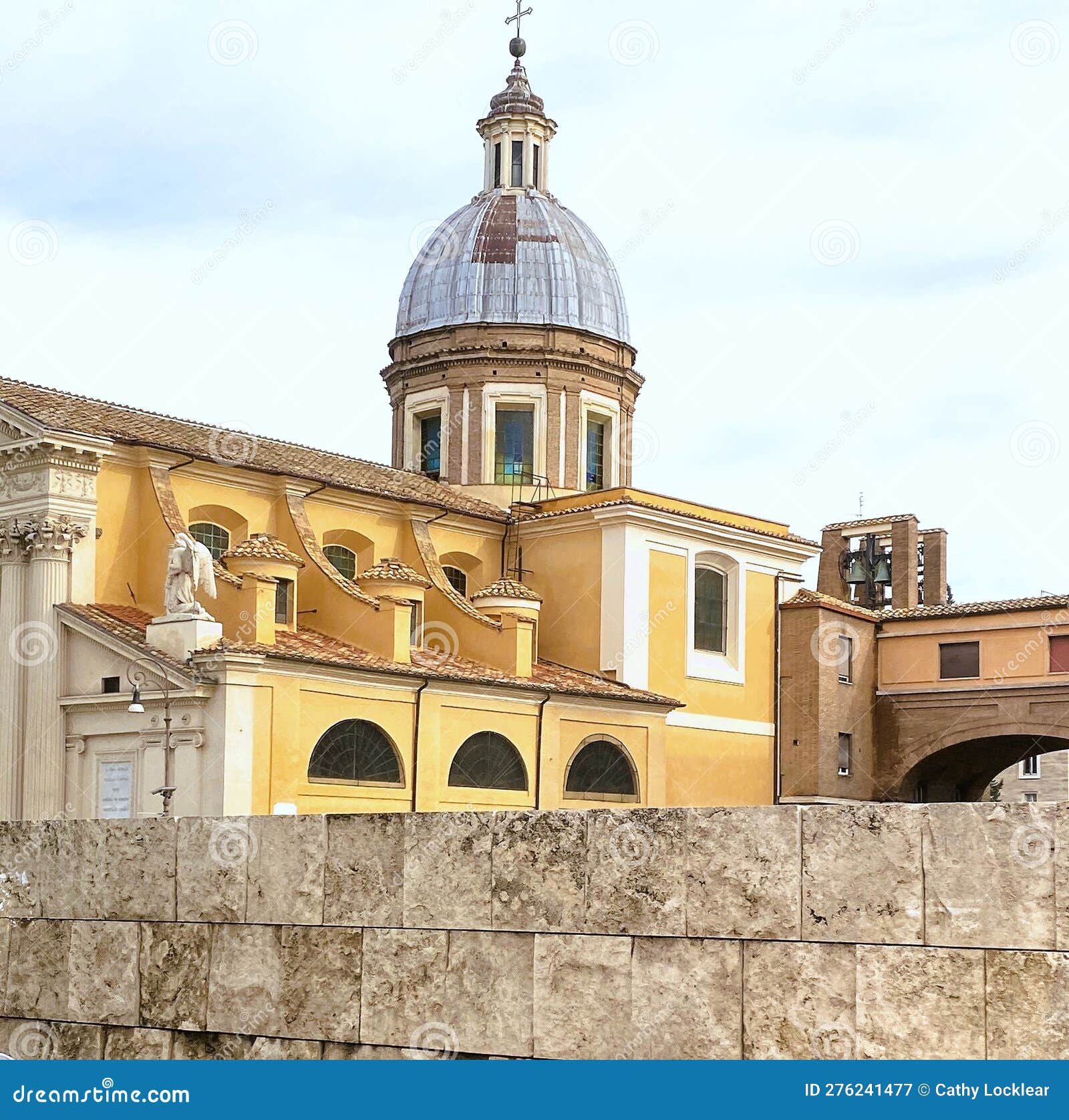 Religious Architectural Structures and Churches in Rome, Italy Stock ...