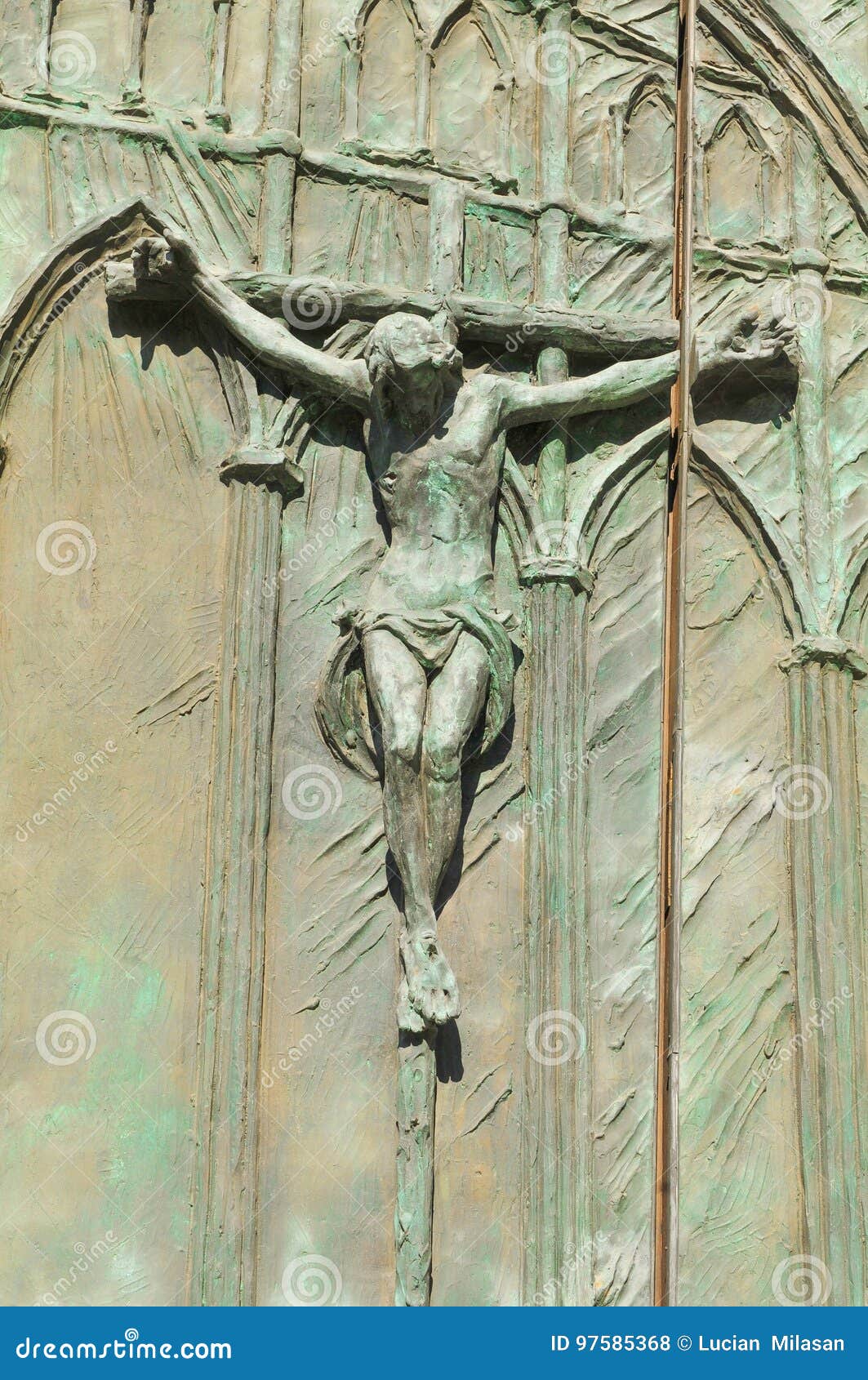 Religious Architecture in Madrid, Spain Stock Photo - Image of national ...