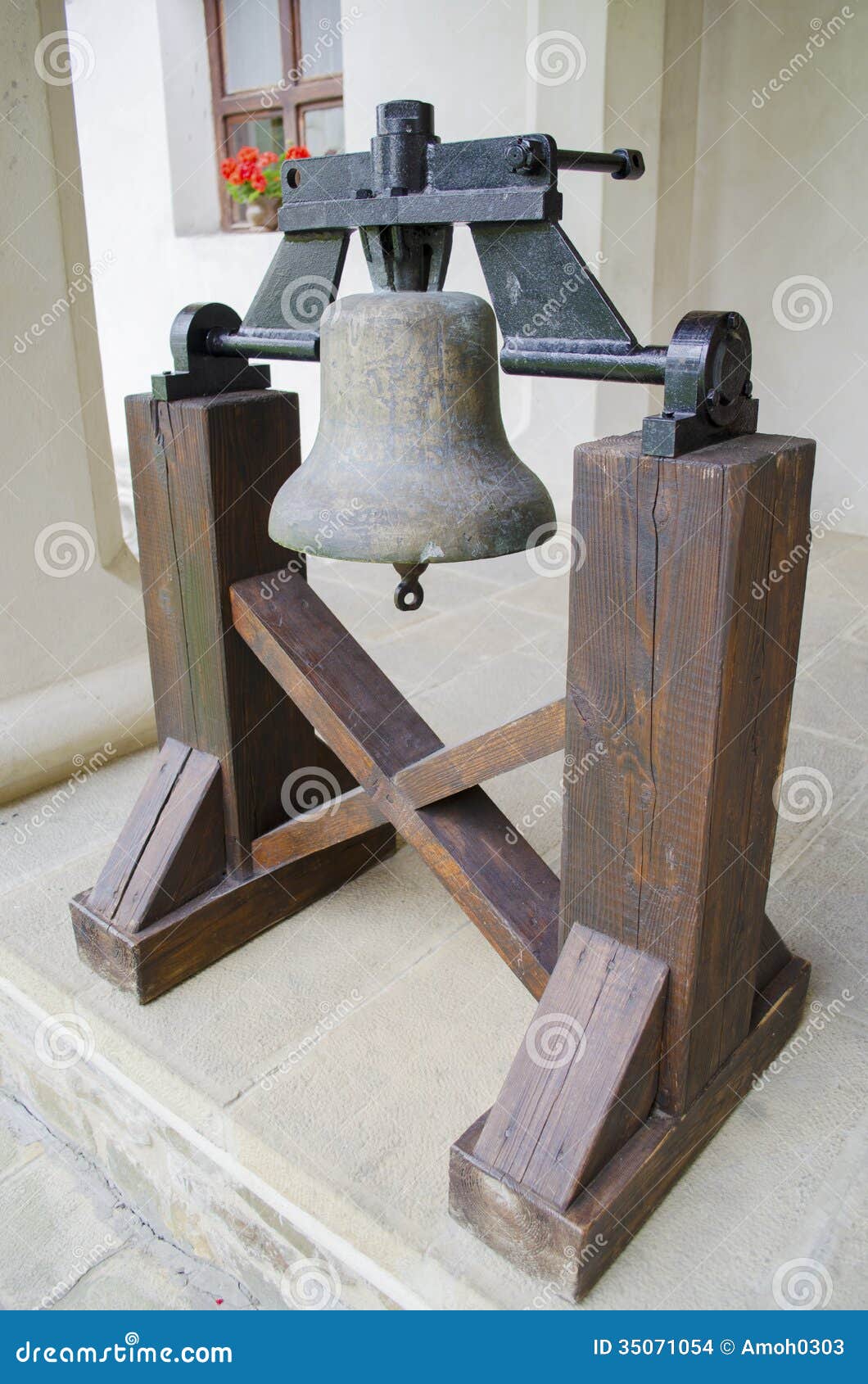 Religious Bell stock photo. Image of metal, iron, object - 35071054