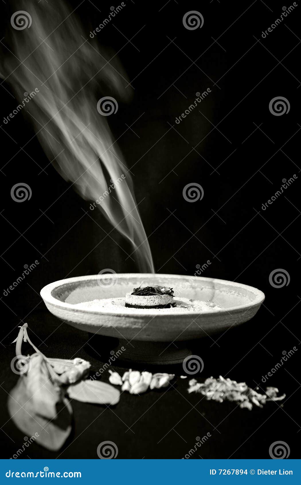 Religious burning ritual stock photo. Image of herbs, smoking - 7267894