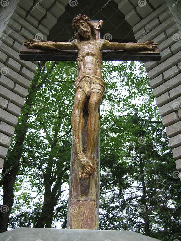 Religious Christian Statue stock photo. Image of crosses - 187640