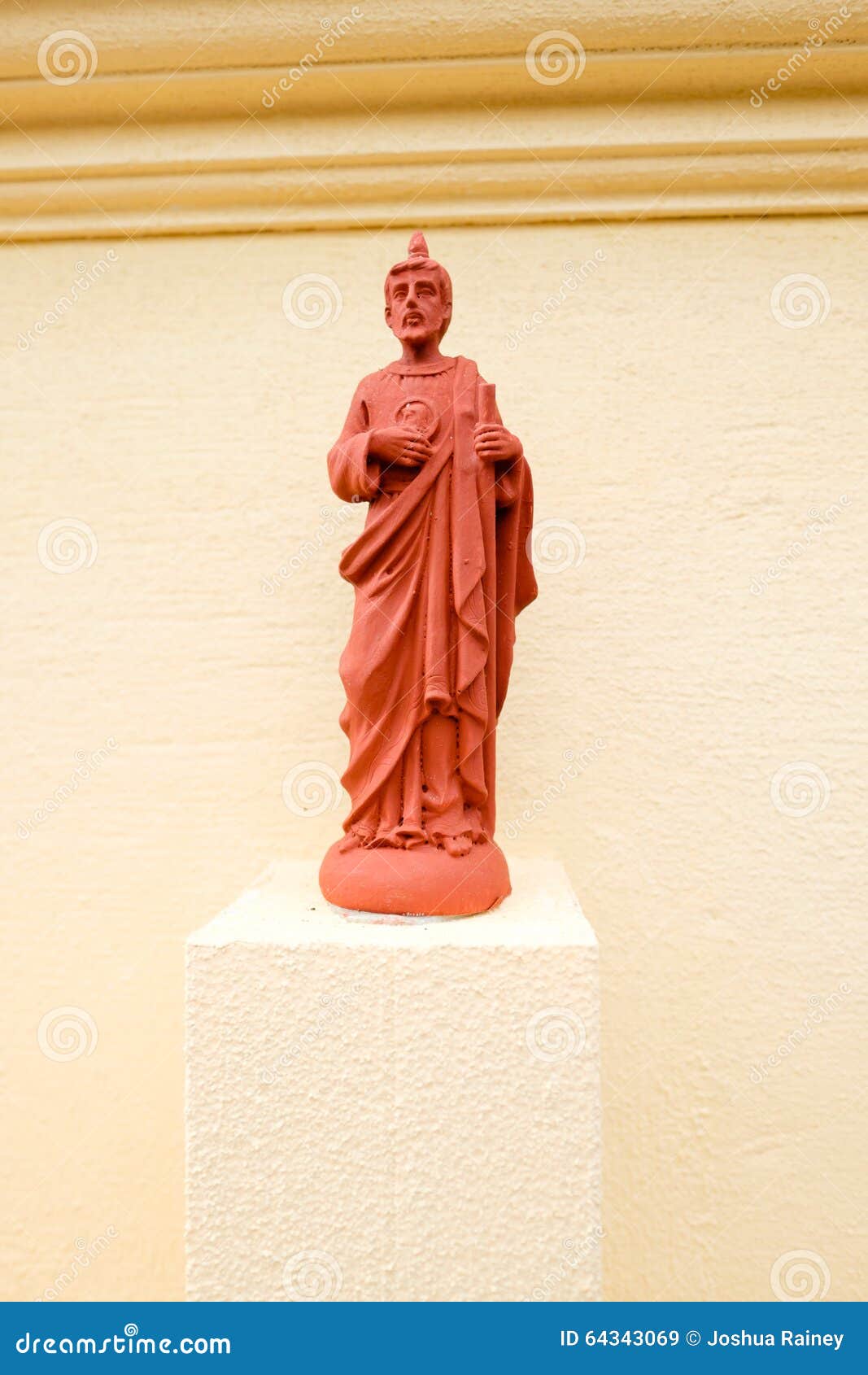 Religious Clay Statue stock image. Image of greek, catholic - 64343069