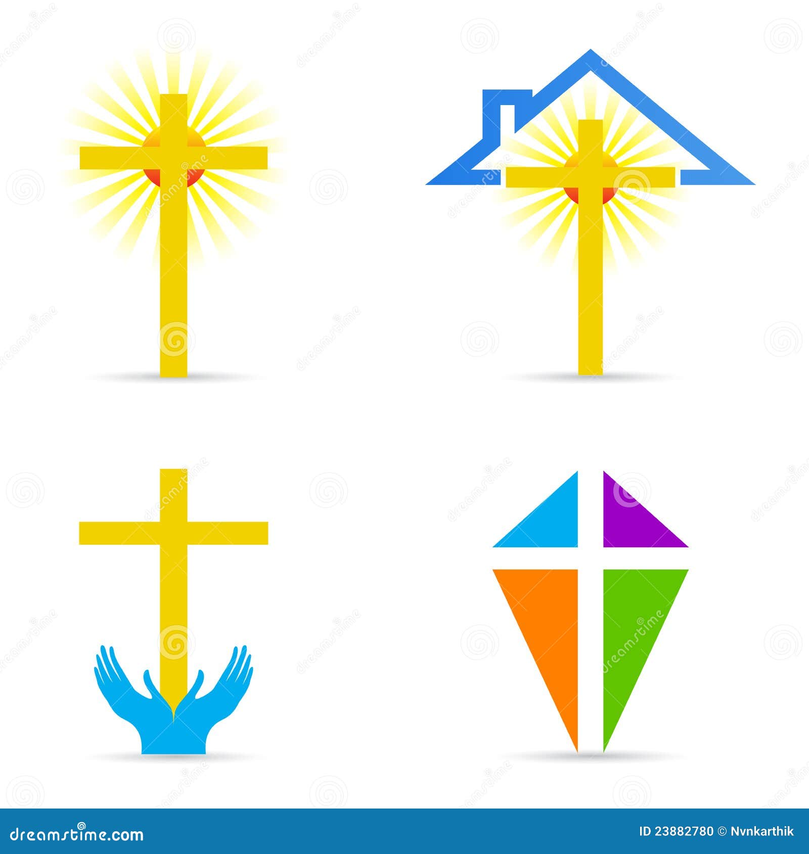 Religious cross design stock vector. Illustration of dramatic - 23882780