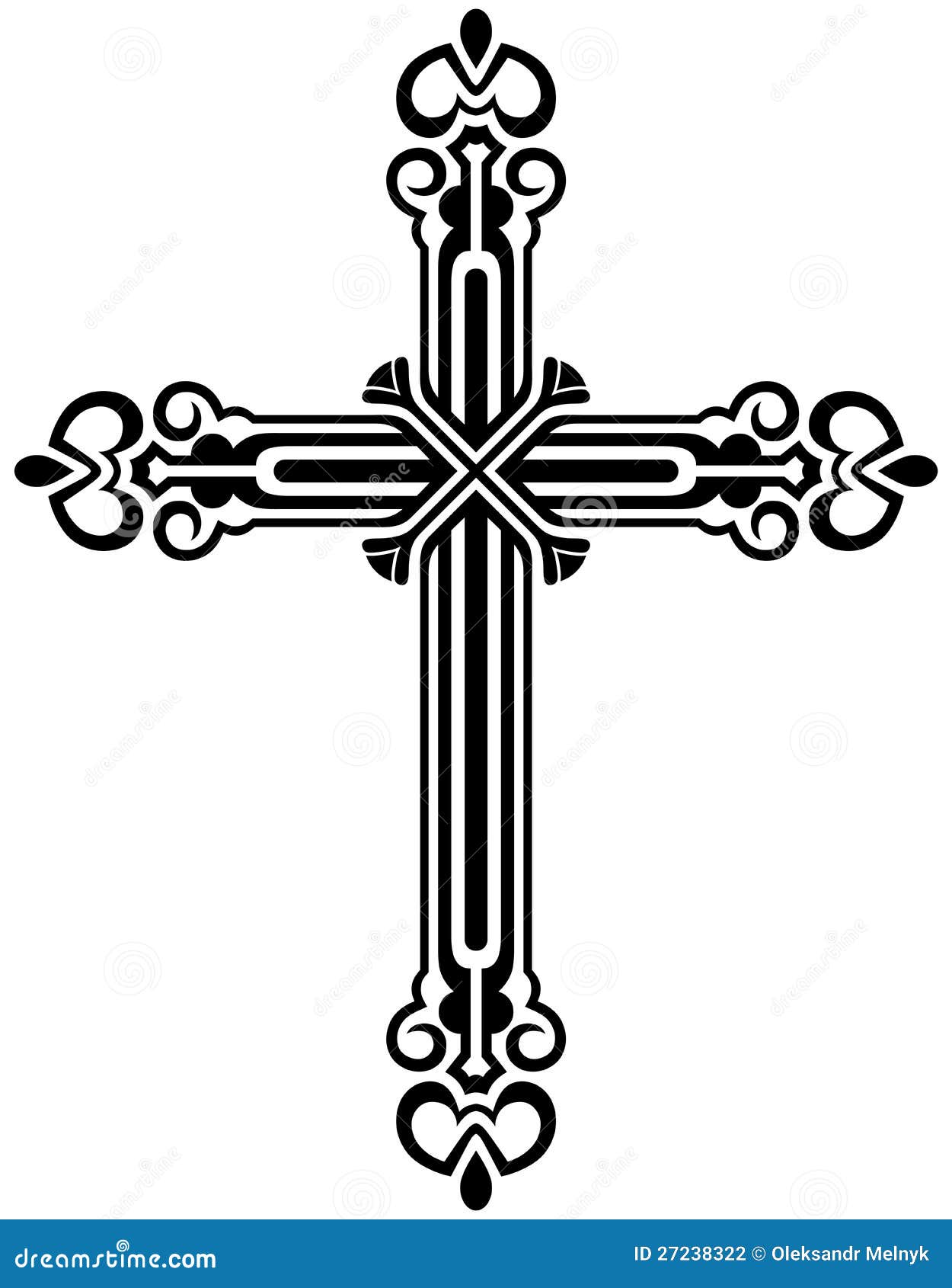 Religious Cross Design Collection Stock Vector - Illustration of ...
