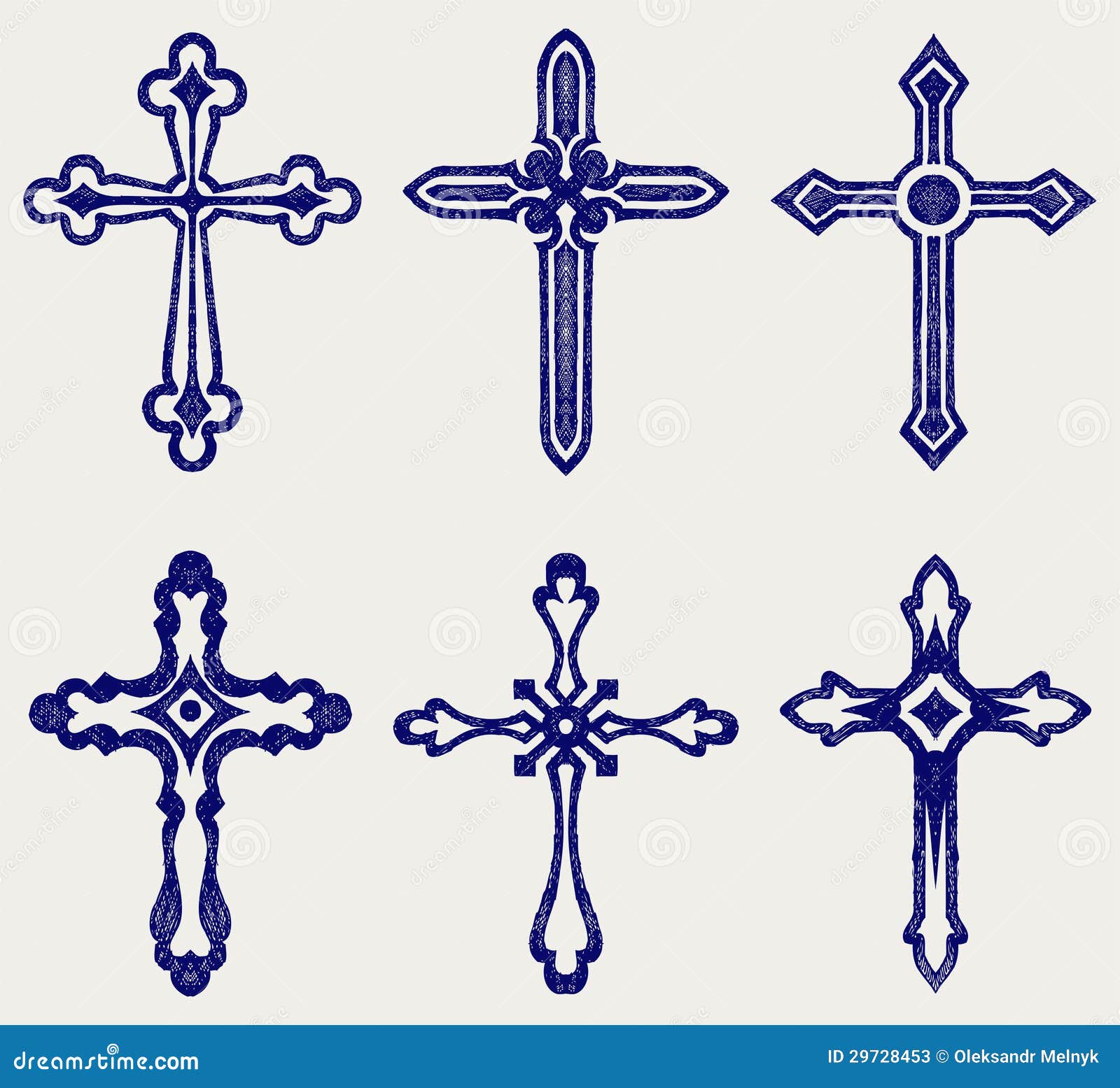 Graffiti Cross Drawings