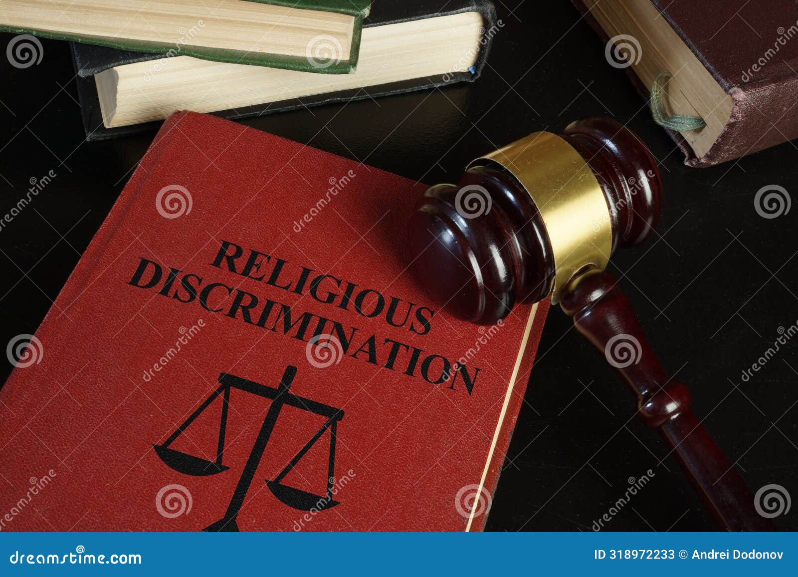 Religious Discrimination is Shown Using the Text Stock Image - Image of ...