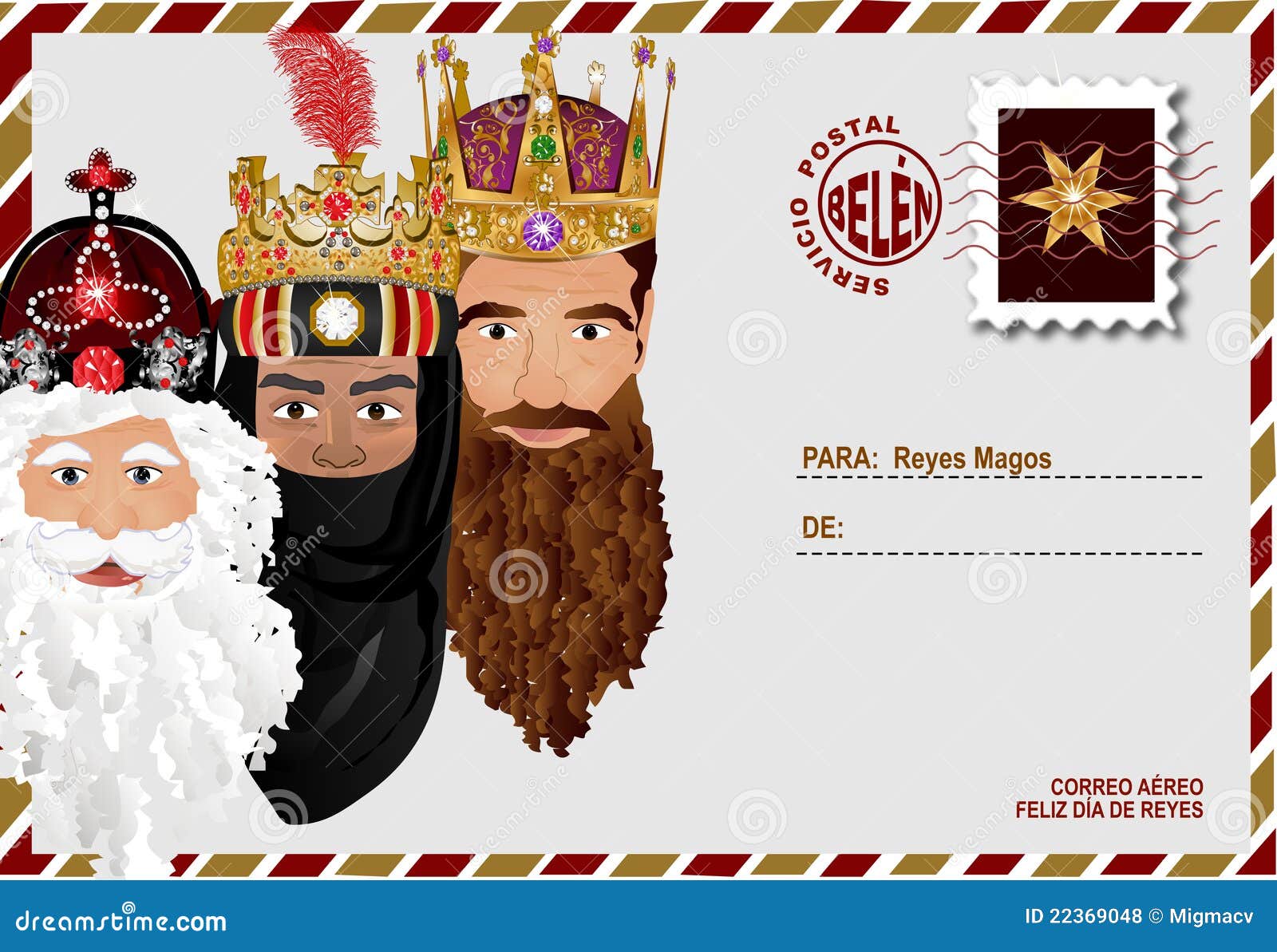 Religious envelope stock photo. Image of kings, head - 22369048