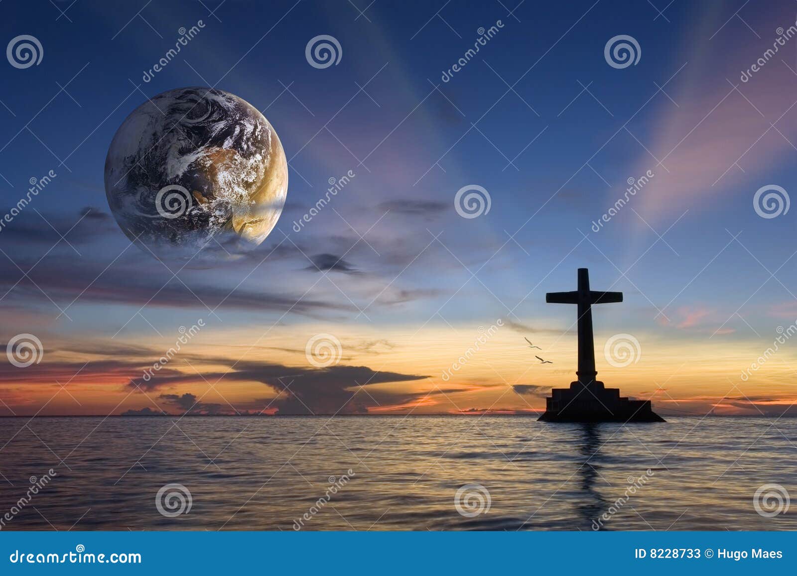 Religious Global Tropical Sunset Stock Image - Image of asia, faith ...