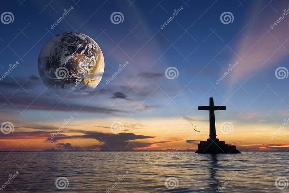 Religious Global Tropical Sunset Stock Image - Image of asia, faith ...