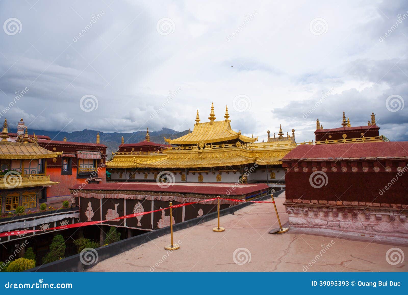 Religious Gold Symbol on Top of a Temple Stock Image - Image of copper ...