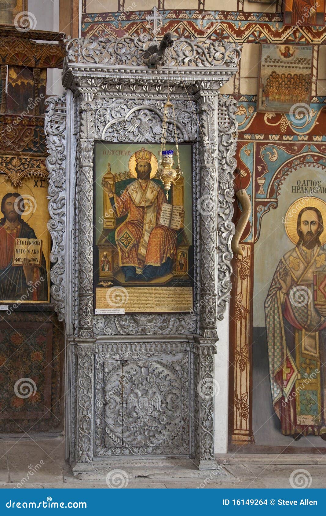 Religious Icons - St Barnabas Monastery Stock Photo - Image of icon ...