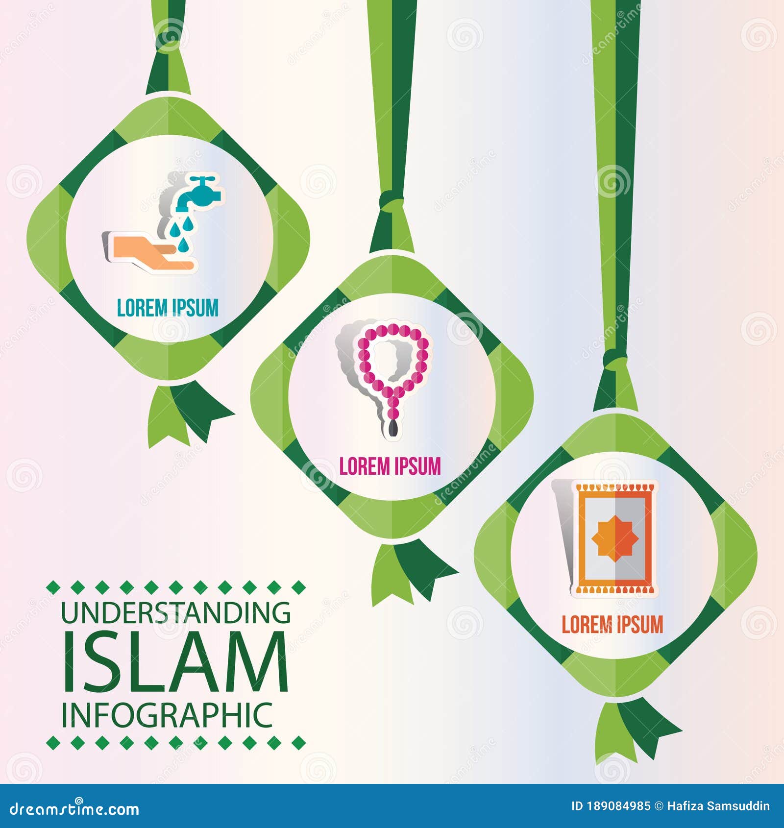 Religious Infographic. Vector Illustration Decorative Design Stock ...