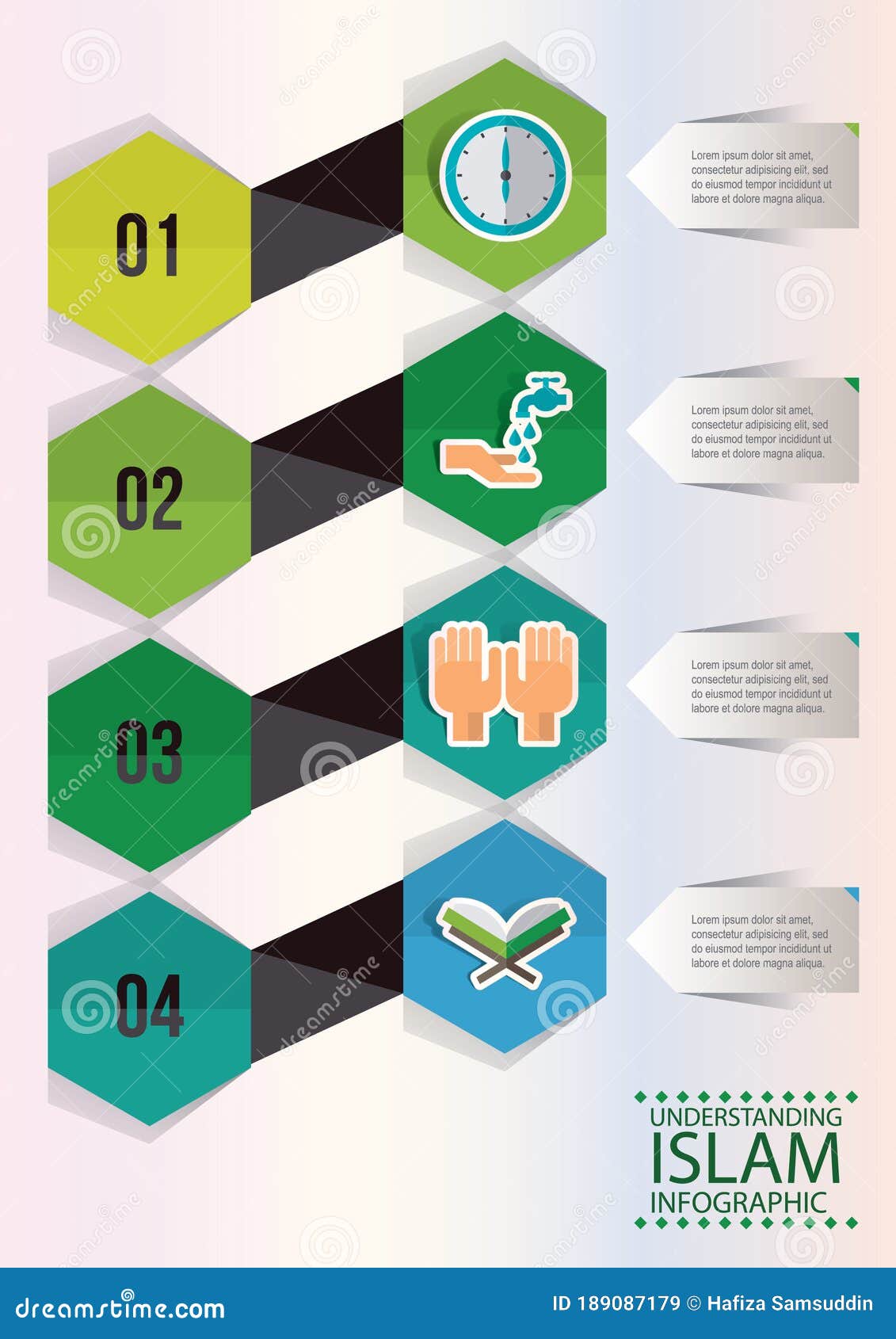 Religious Infographic. Vector Illustration Decorative Design Stock ...