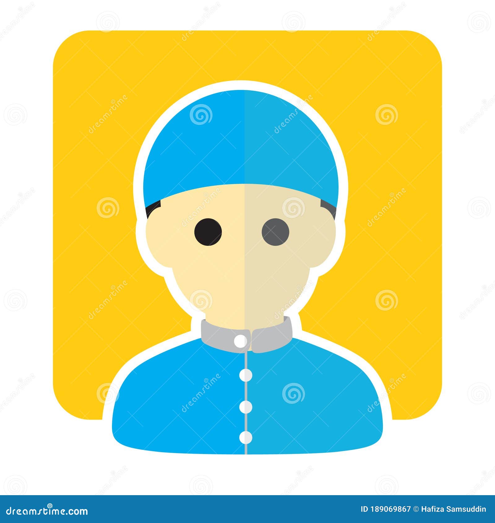 Religious Leader. Vector Illustration Decorative Design Stock Vector ...