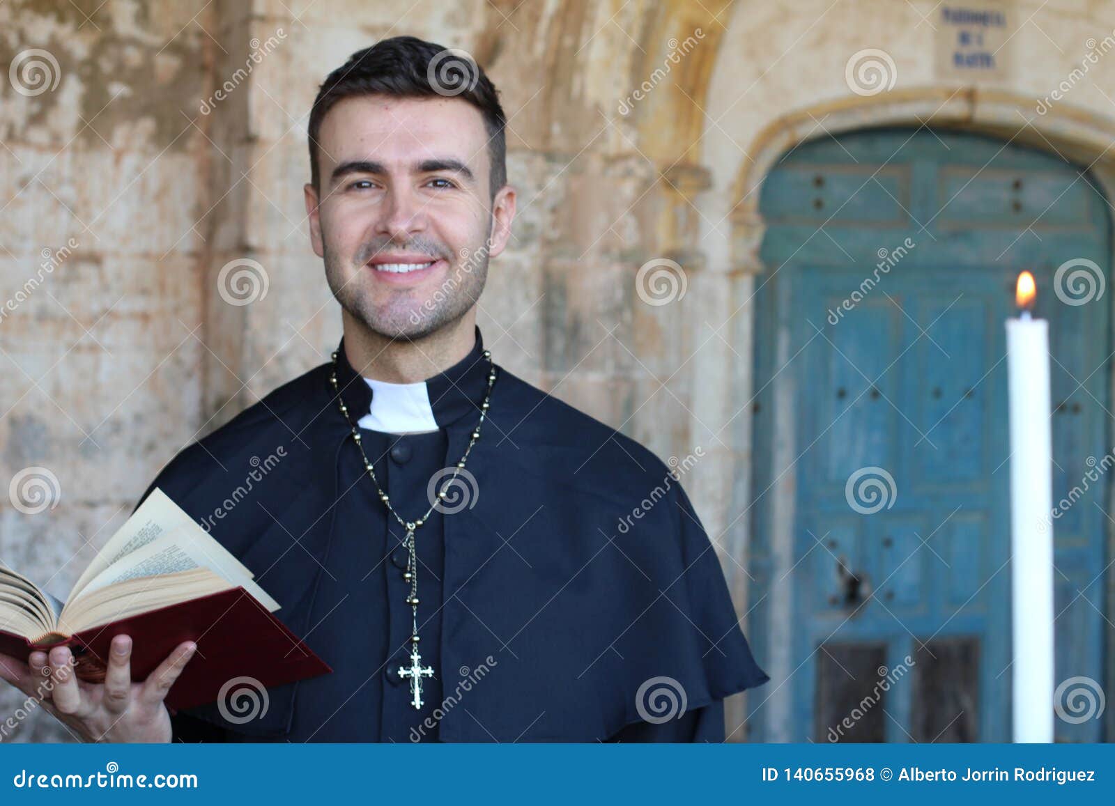 Religious Man Holding the Bible Stock Photo - Image of caucasian ...