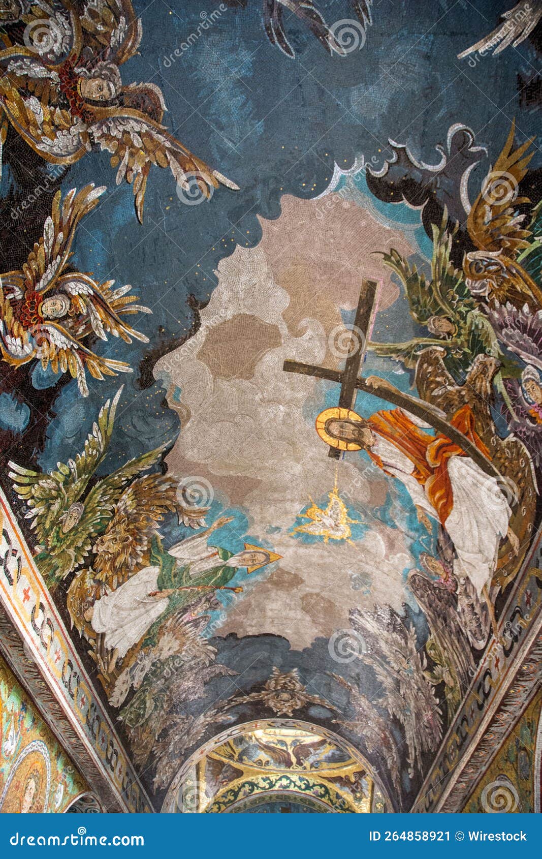 Religious Murals Inside the Chapel of Saint Petka in Belgrade Editorial ...