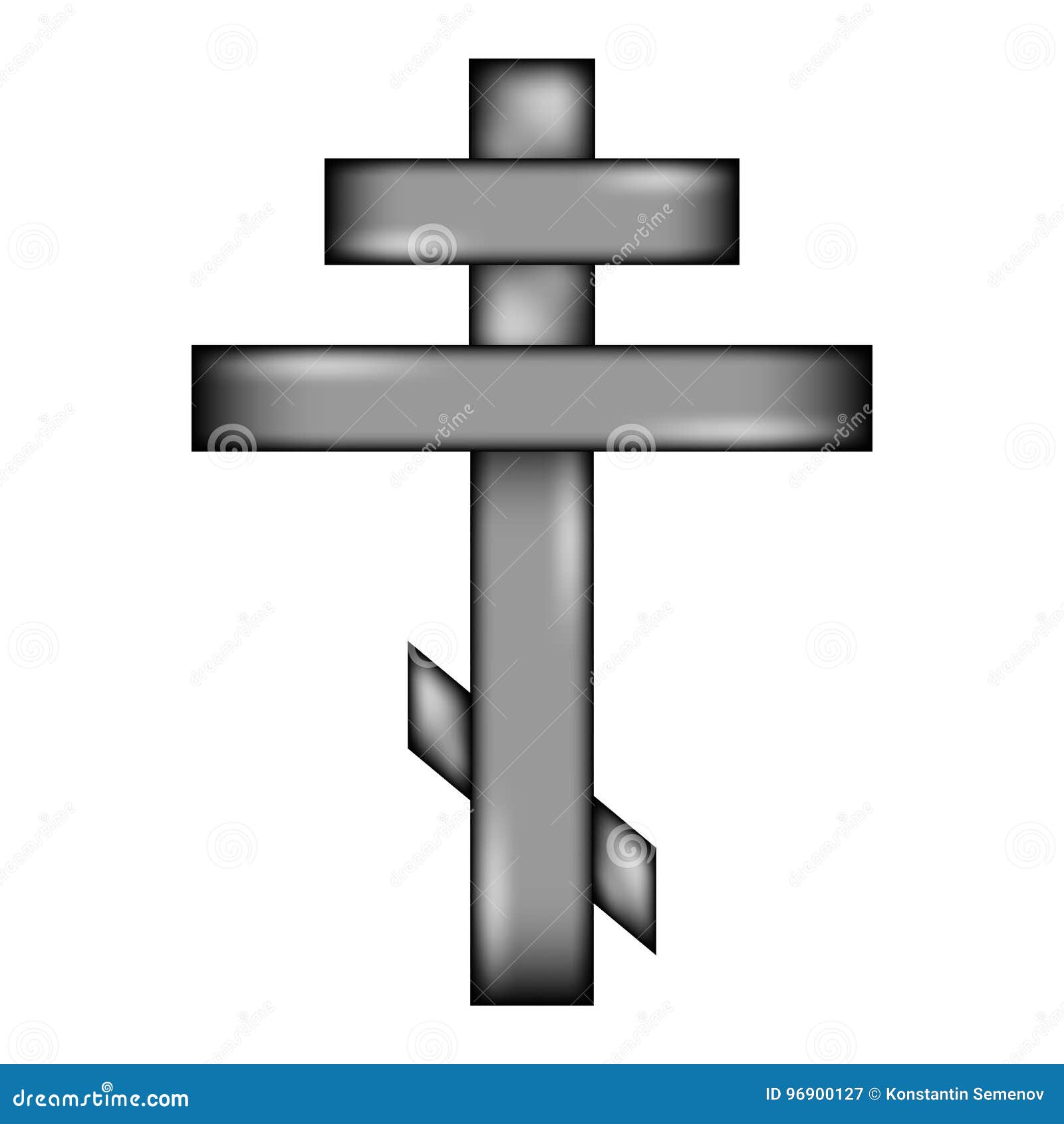 Religious Orthodox Cross Symbol Icon Stock Image | CartoonDealer.com ...