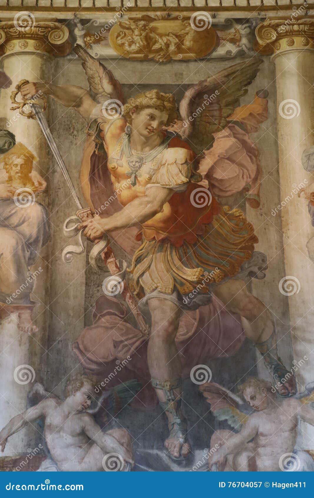 Caesar Bridge Over The Rhine Built By Julius Caesar Vintage Engraving ...