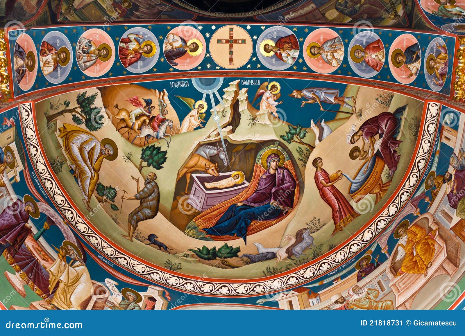 Old Religious Painting Stock Photography | CartoonDealer.com #21818768