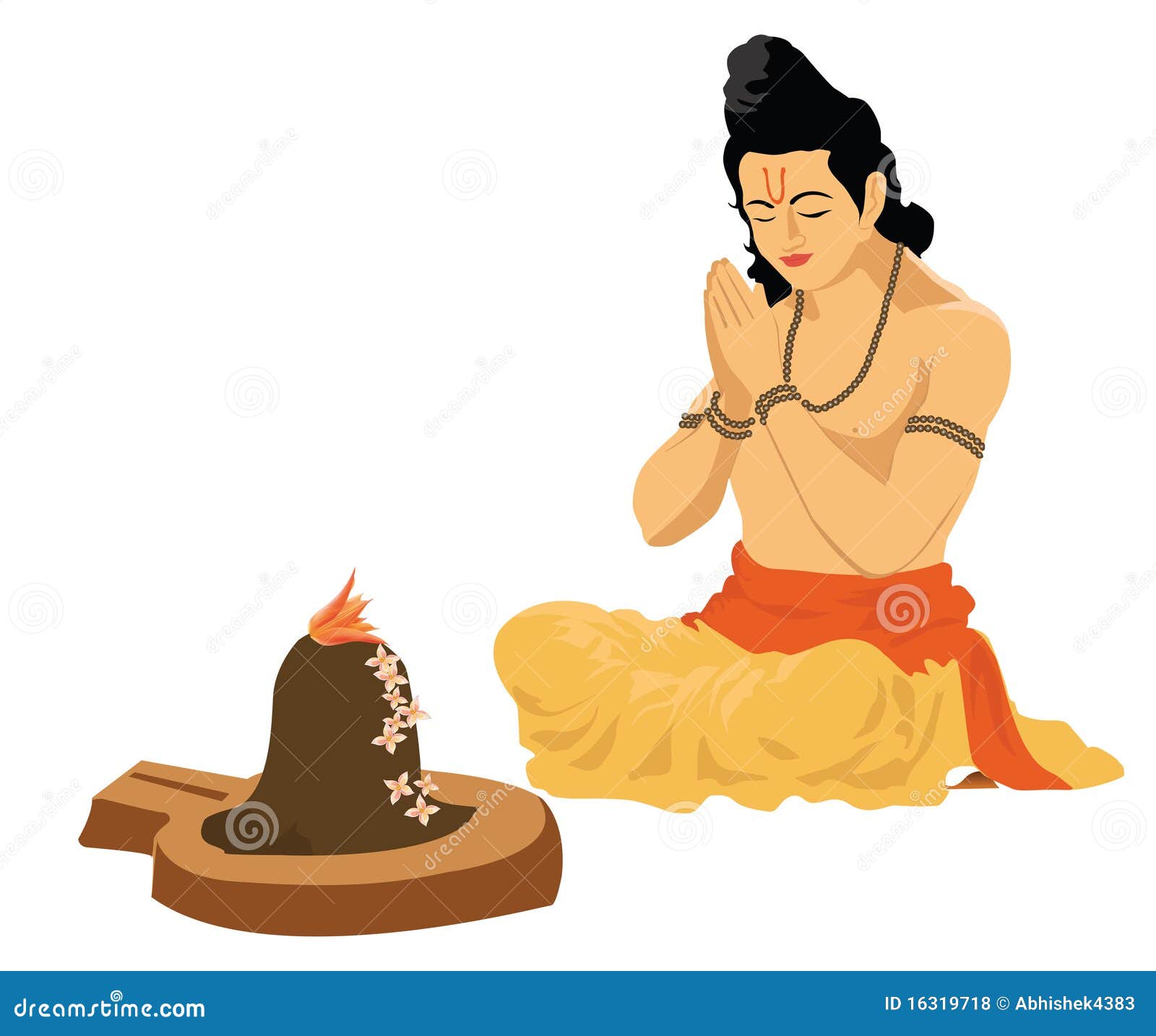 Hindu Praying Images