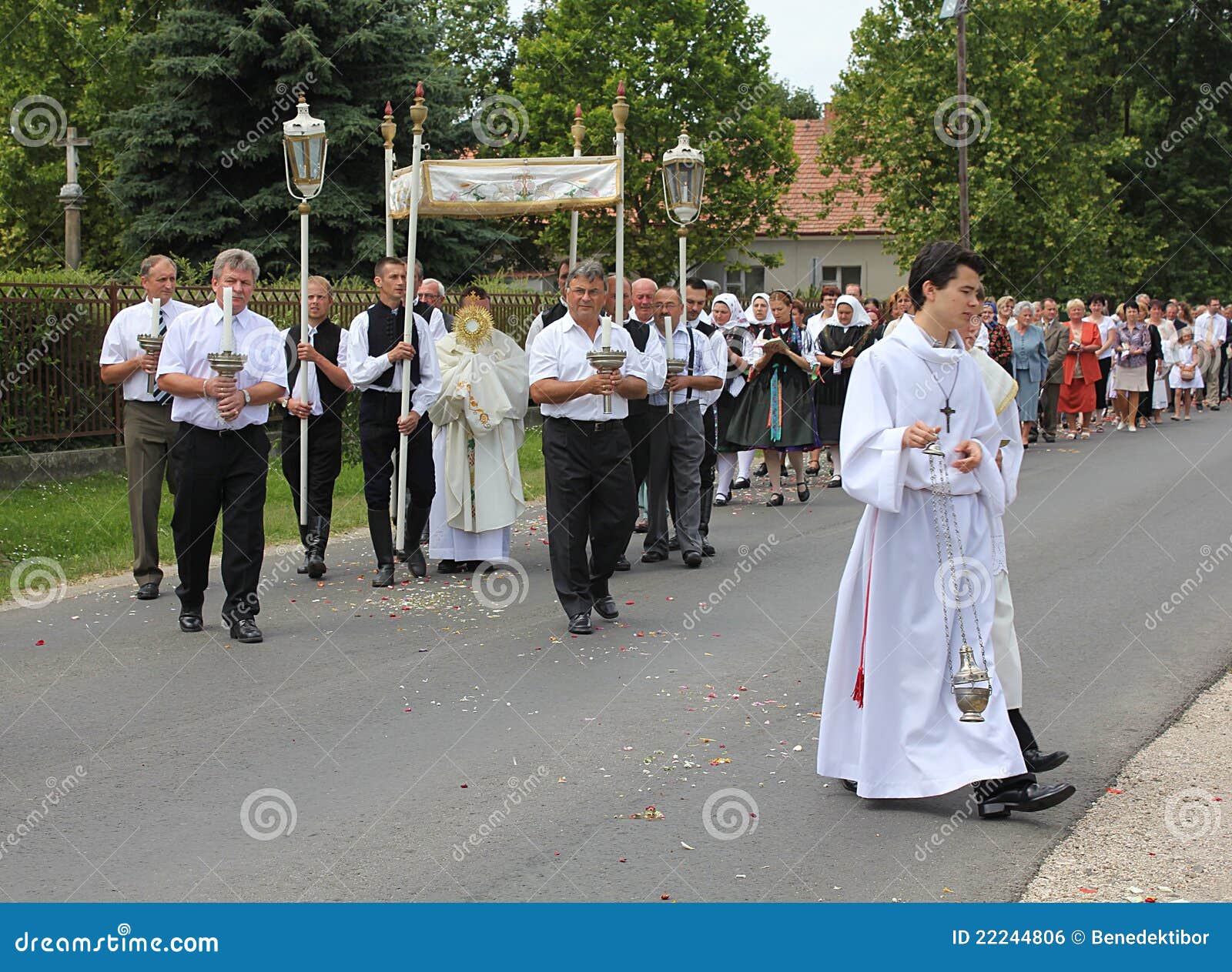 Religious Procession at Corpus Christi Day Editorial Photo - Image of ...