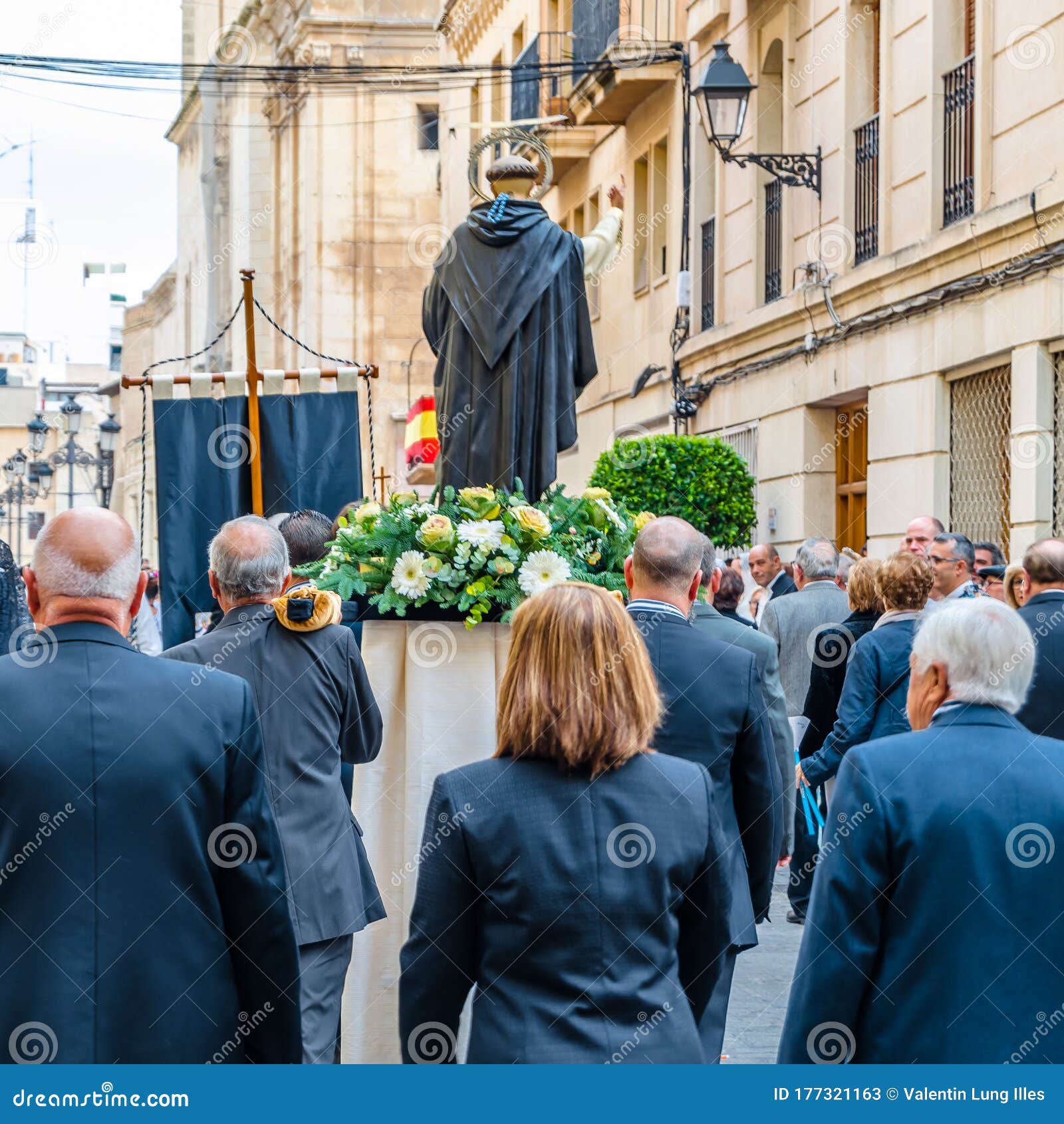 Religious Procession during the Feast of the Coming of the Virgin in ...