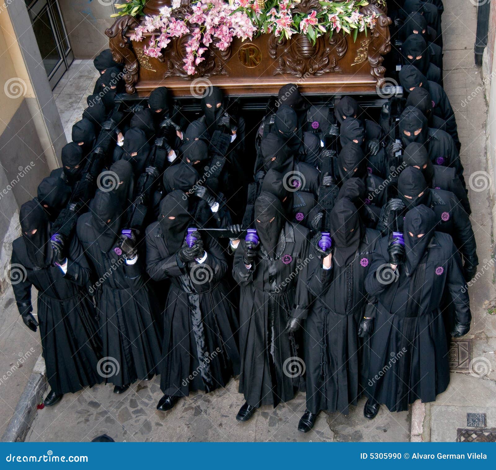 Religious Processions in Holy Week. Spain Stock Photo - Image of ...