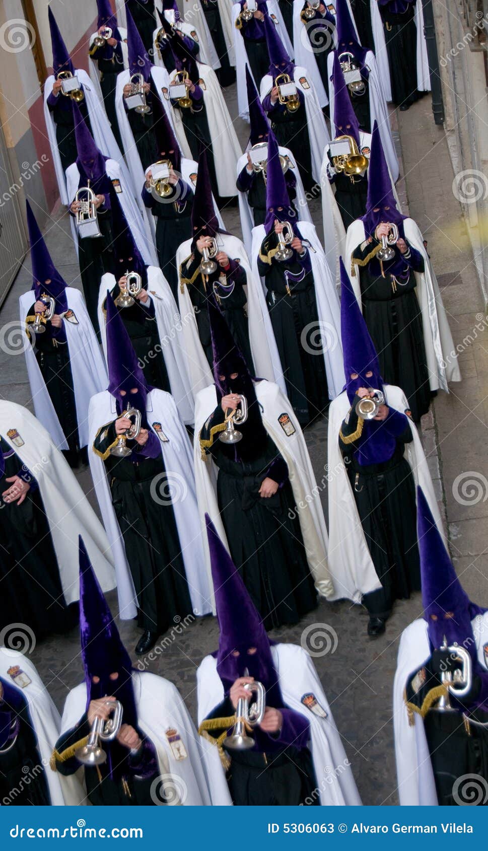 Holy Week In Zamora, Spain. Procession Of The Holy Burial Of Bercianos ...
