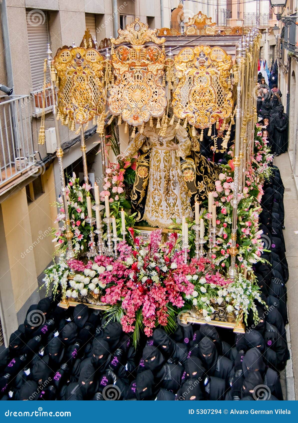Religious Processions in Holy Week. Spain Editorial Stock Image - Image ...