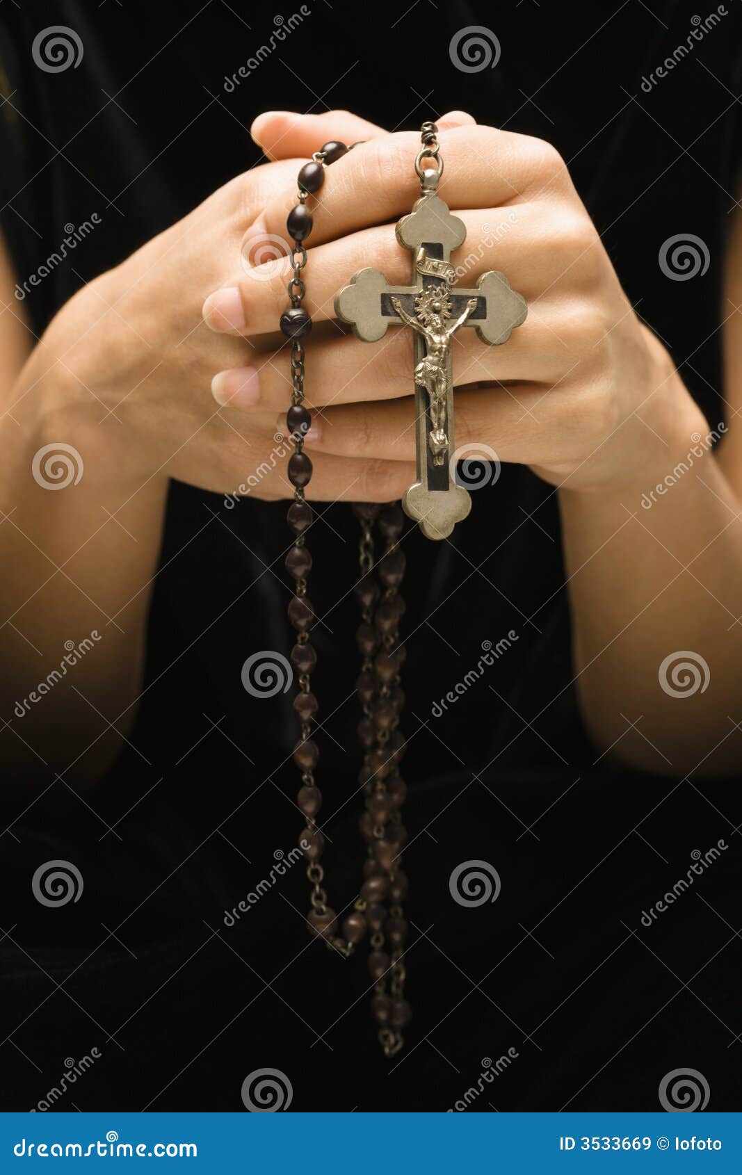 Religious rosary. stock image. Image of crucifix, prayer - 3533669