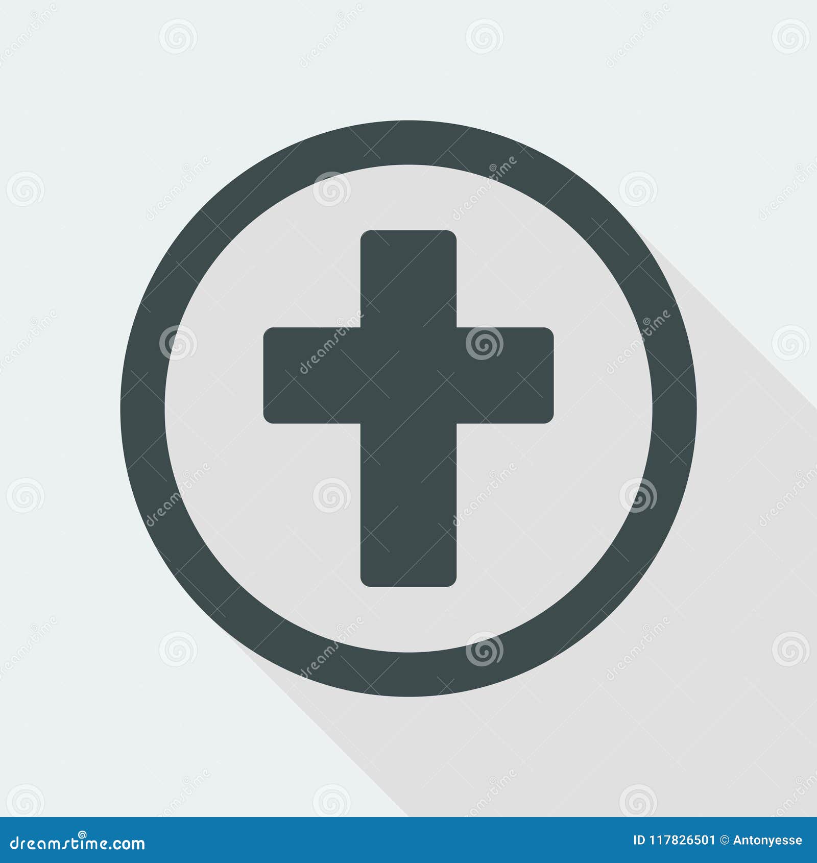 Religious Services Concept - Minimal Flat Icon Stock Vector ...