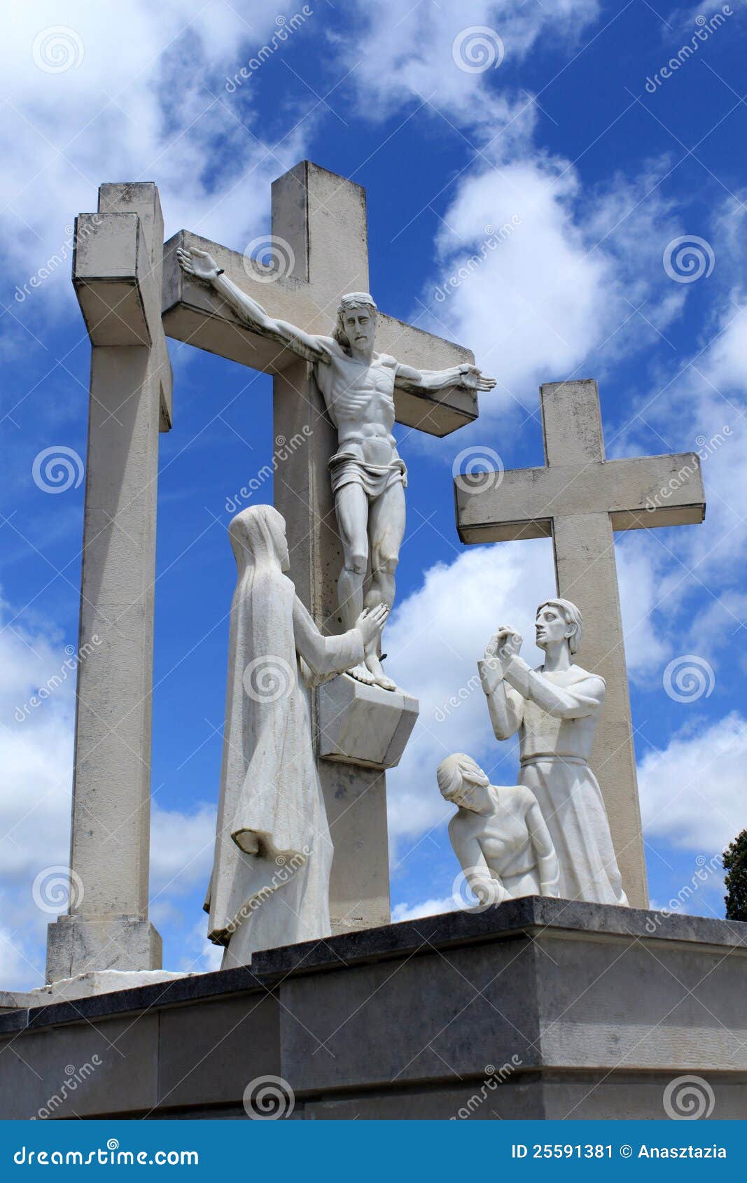 Religious statue stock image. Image of famous, christ - 25591381