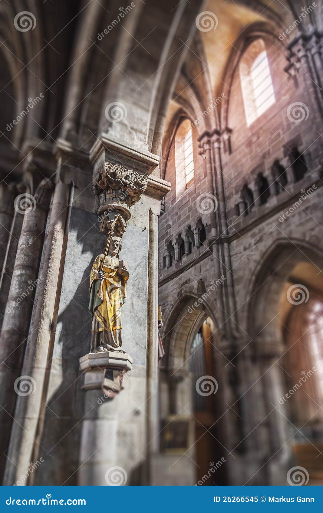 Religious statue stock image. Image of cathedral, antique - 26266545