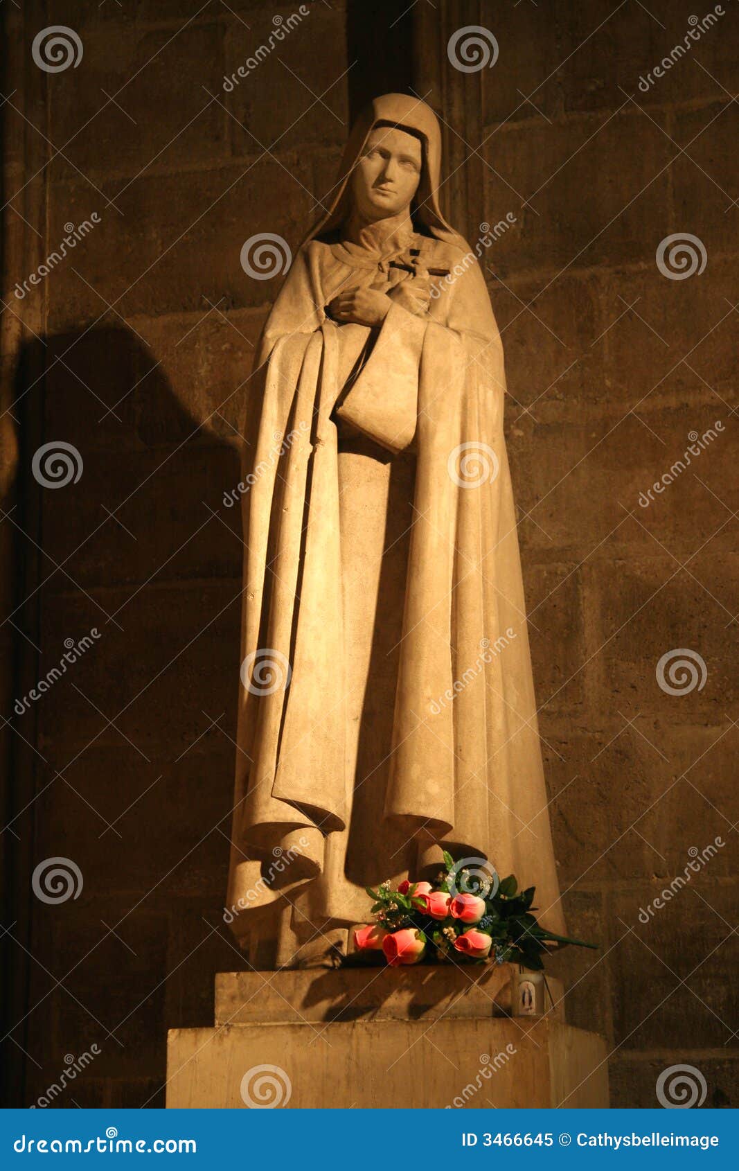 Religious statue stock image. Image of cathedral, catholic - 3466645