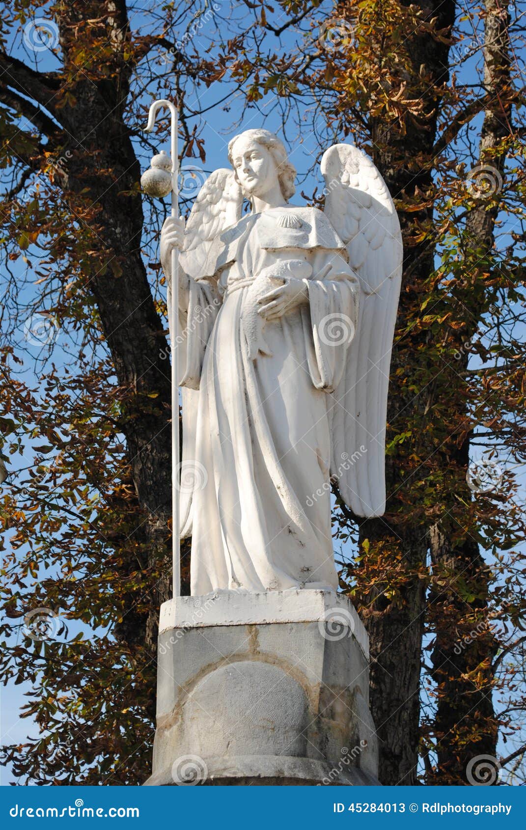 Religious statue stock image. Image of sunlight, religious - 45284013