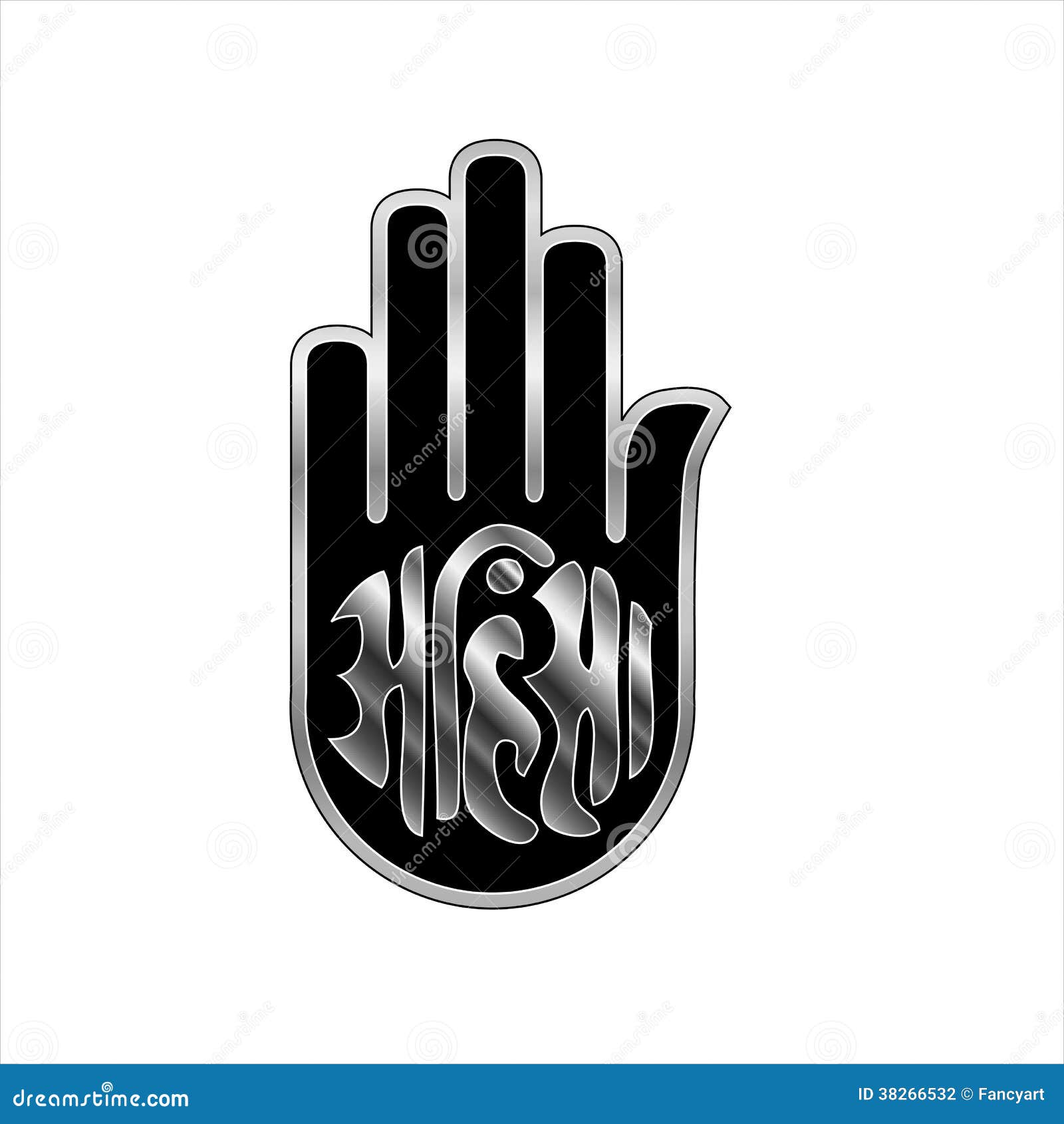 Red Symbol Of Jainism Or Jain Dharma Icon Isolated On White Background ...