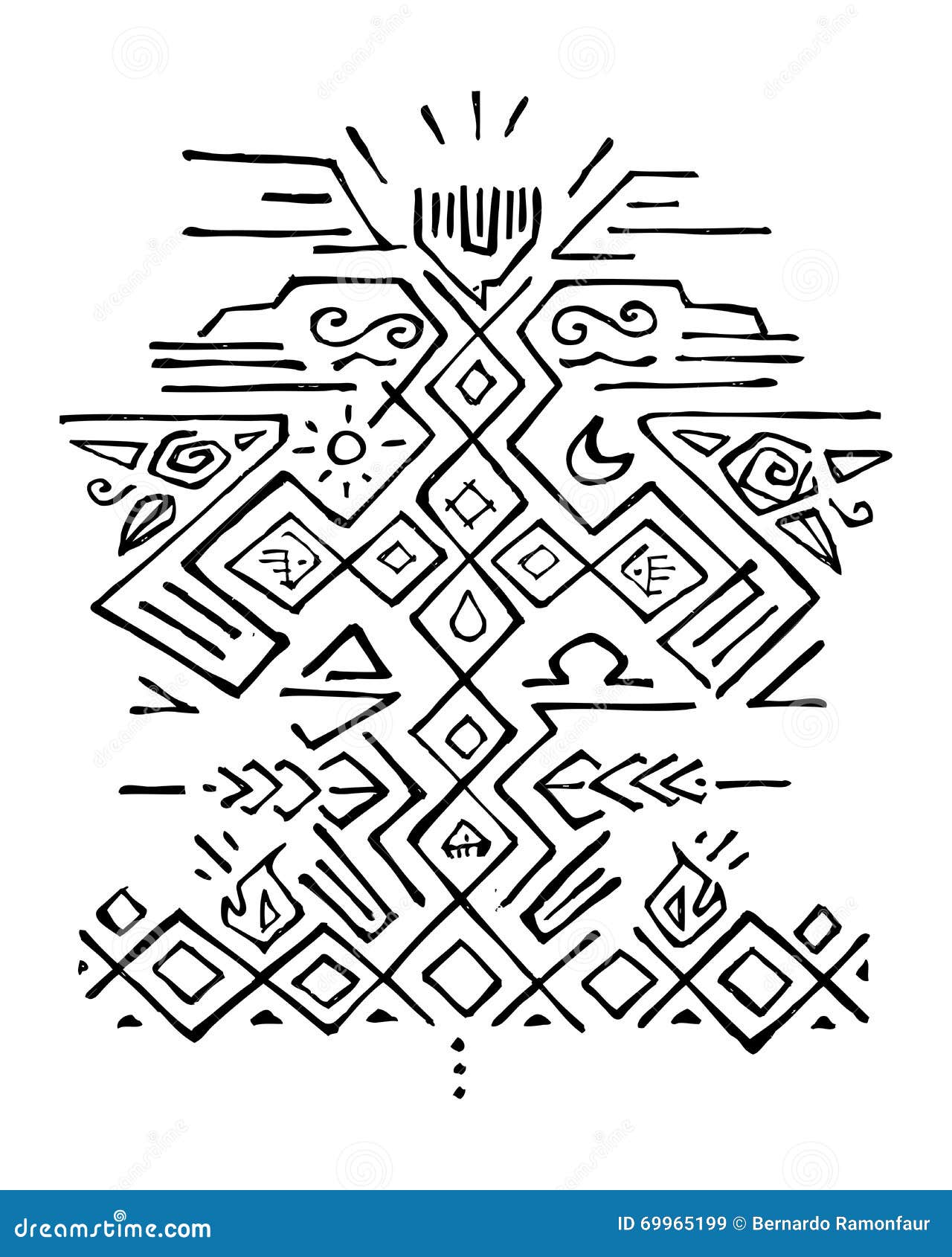 Religious Symbols Illustration Stock Vector - Illustration of spirit ...