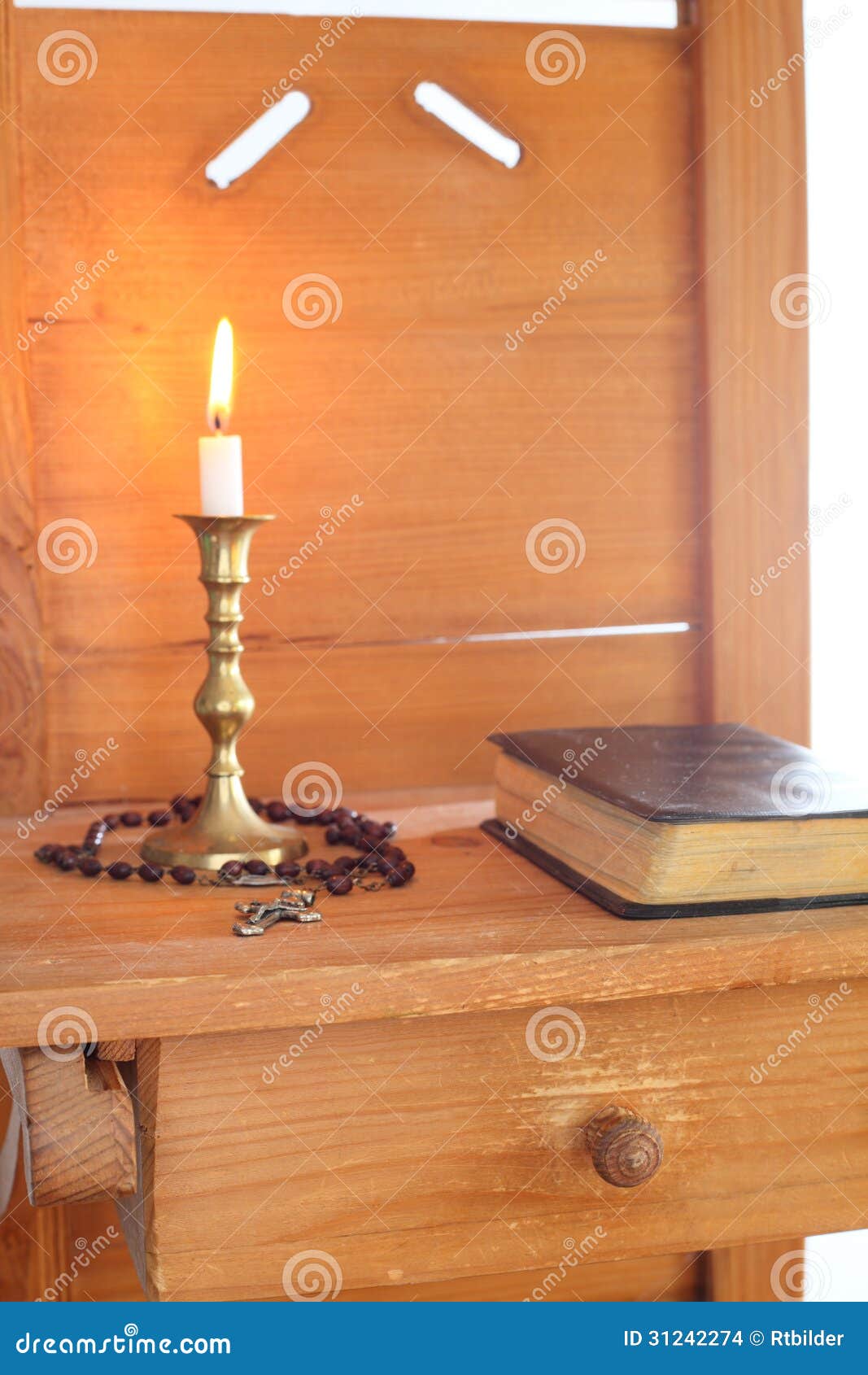 Religious things stock photo. Image of candle, heavenly - 31242274