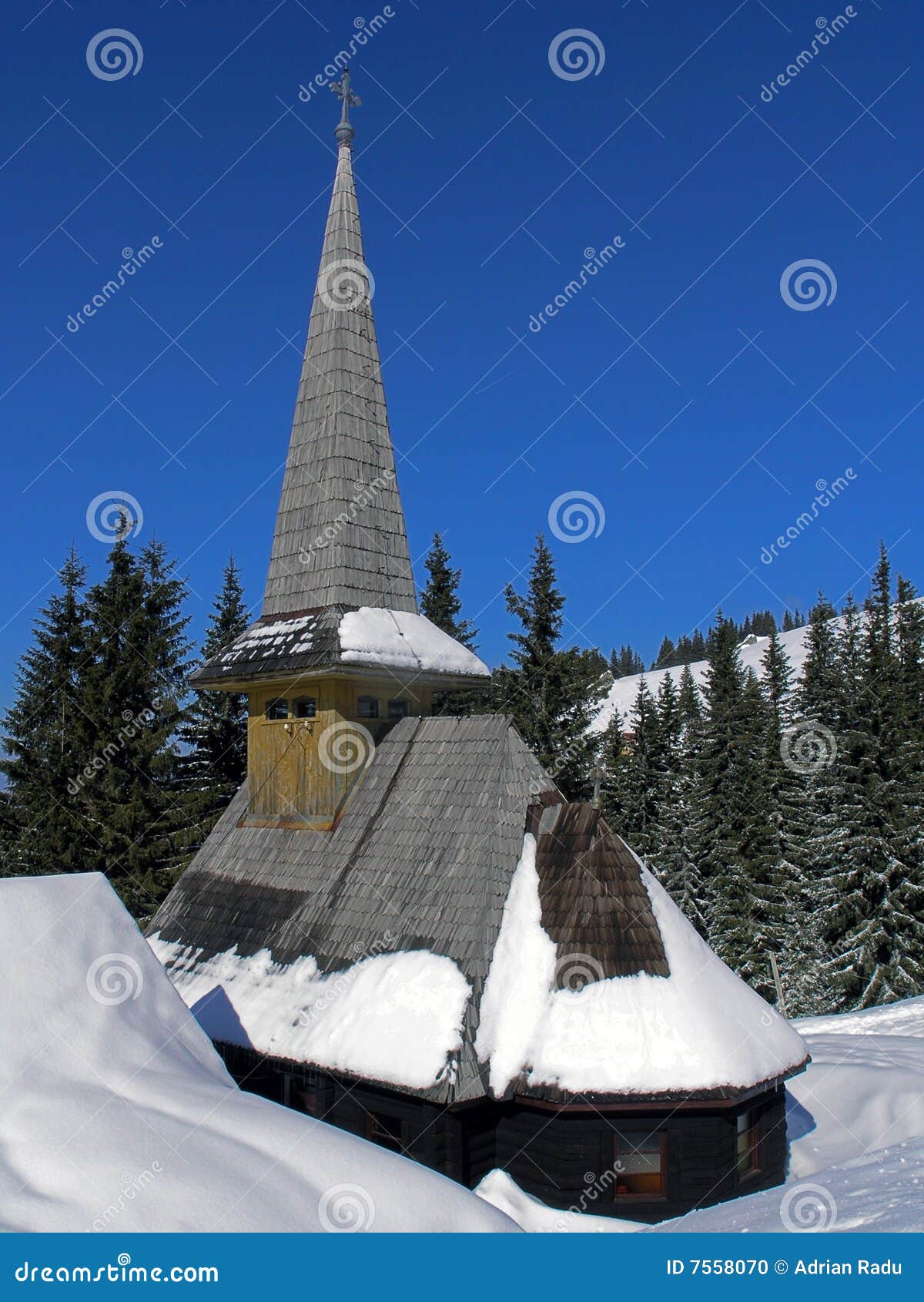 Religious winter stock photo. Image of beauty, high, numerous - 7558070