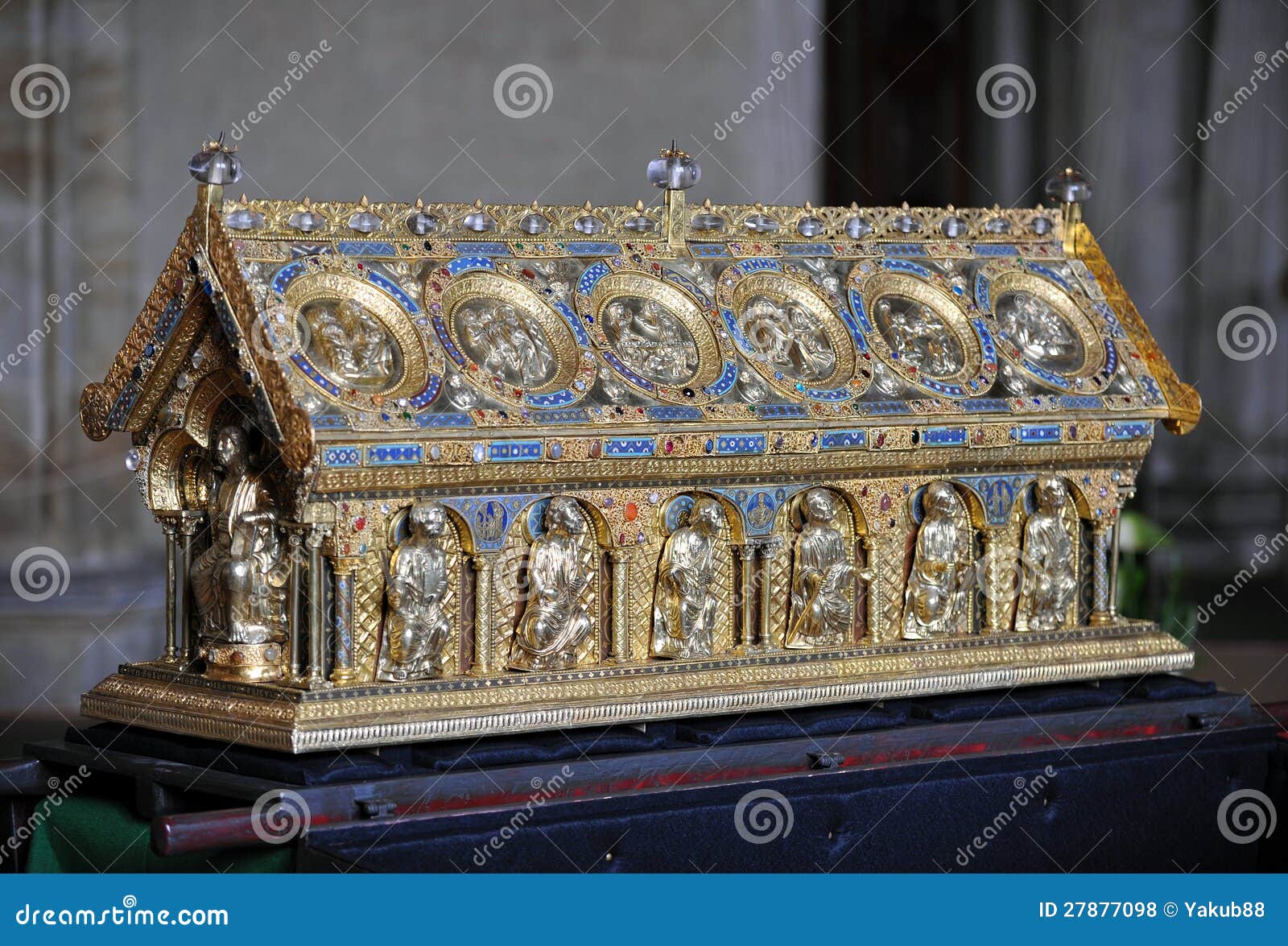 Reliquary of St. Maurus editorial stock photo. Image of culture - 27877098