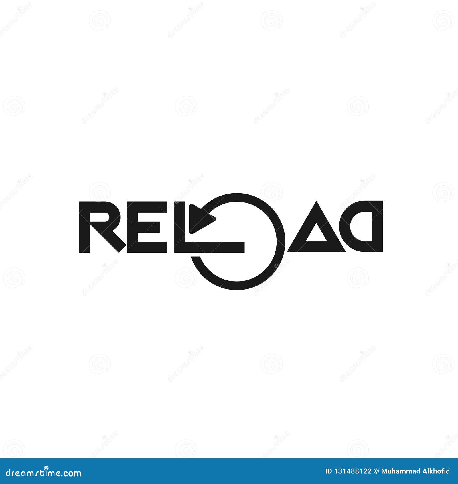 Reloading Sign, Isolated In White Background, Rounded Arrows Collection ...