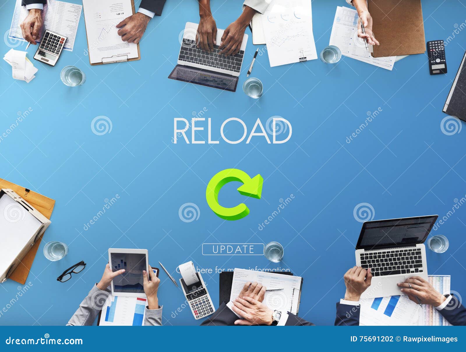 Reload Functionality Destruction Refresh Concept Stock Photo - Image of ...