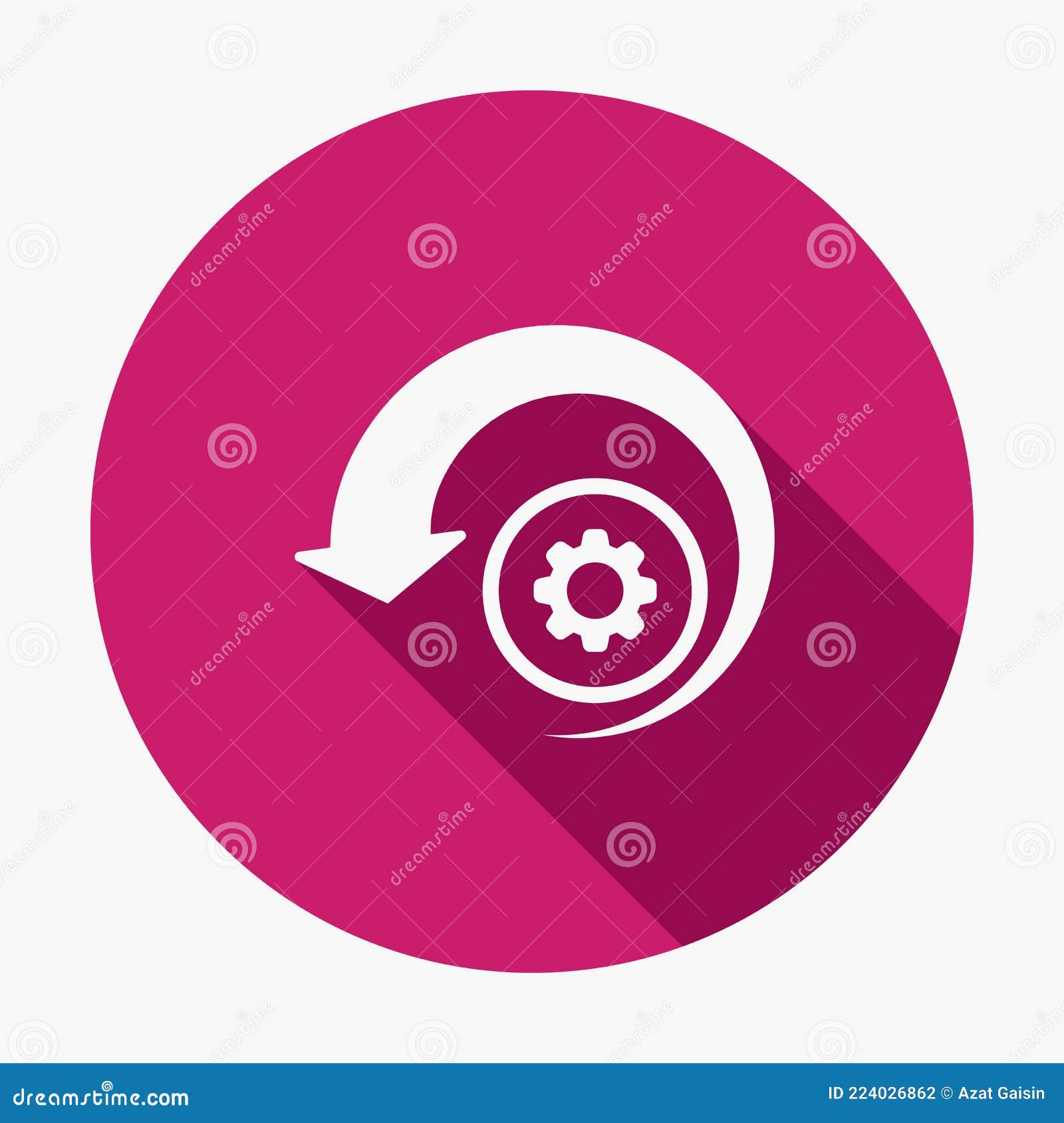 Reload Icon, Arrows Icon with Settings Sign. Reload Icon and Customize ...