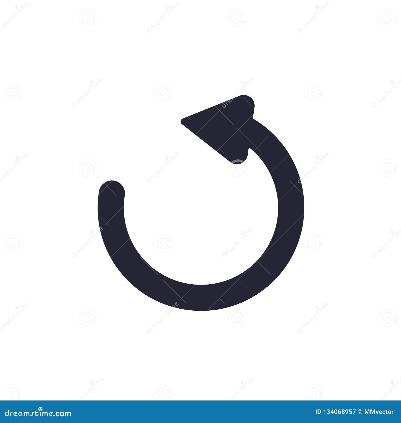 Reload Icon Vector Sign and Symbol Isolated on White Background, Reload ... Reload Icon Vector Sign and Symbol Isolated on White Background, Reload ...