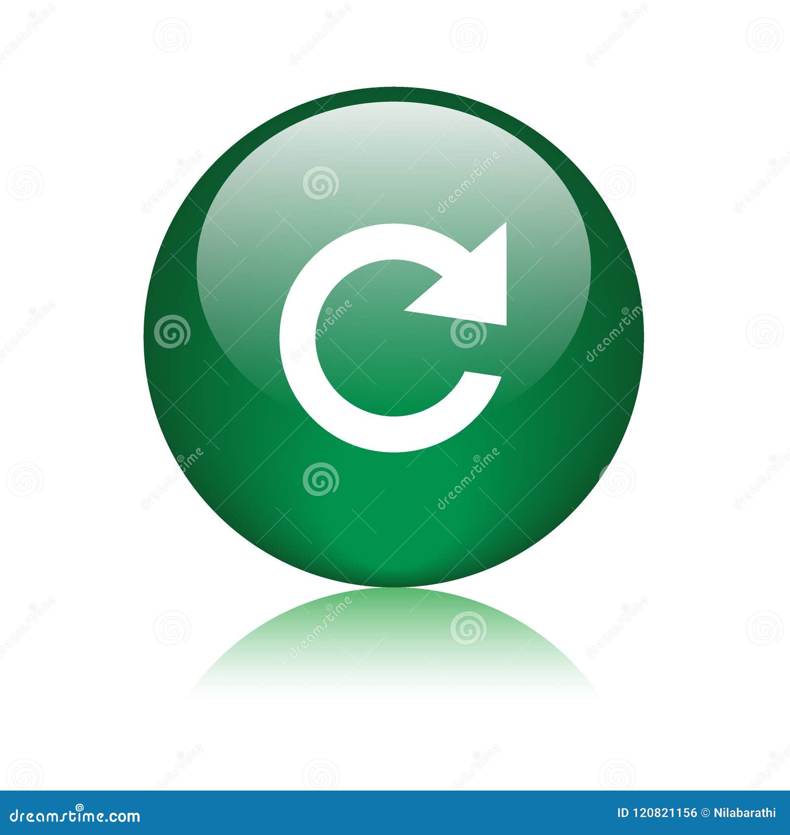 Reload Icon Web Button Green Stock Illustration - Illustration of ... Reload Icon Web Button Green Stock Illustration - Illustration of ...