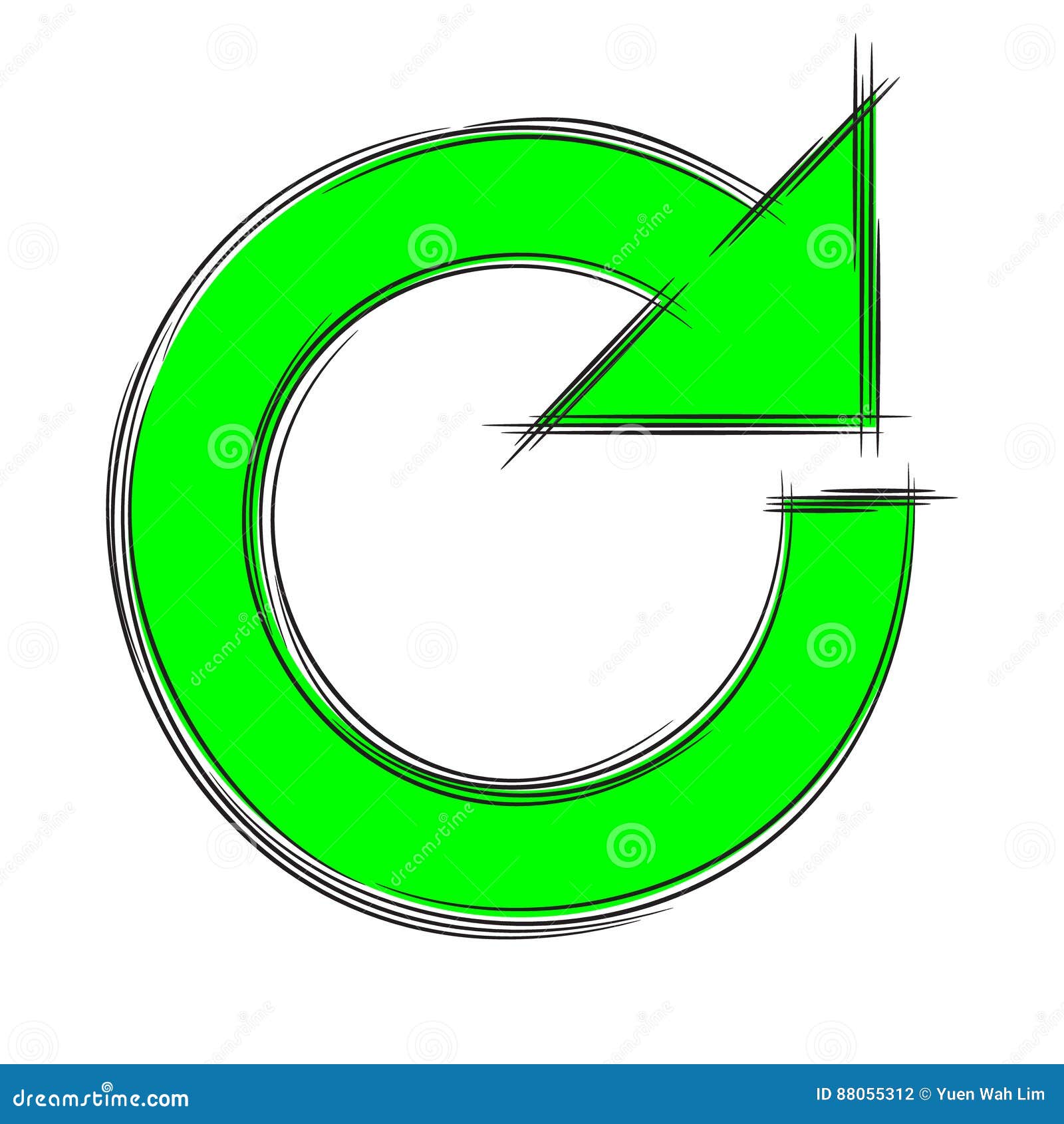 Reload or Refresh Icon Vector Stock Vector - Illustration of cursor ...