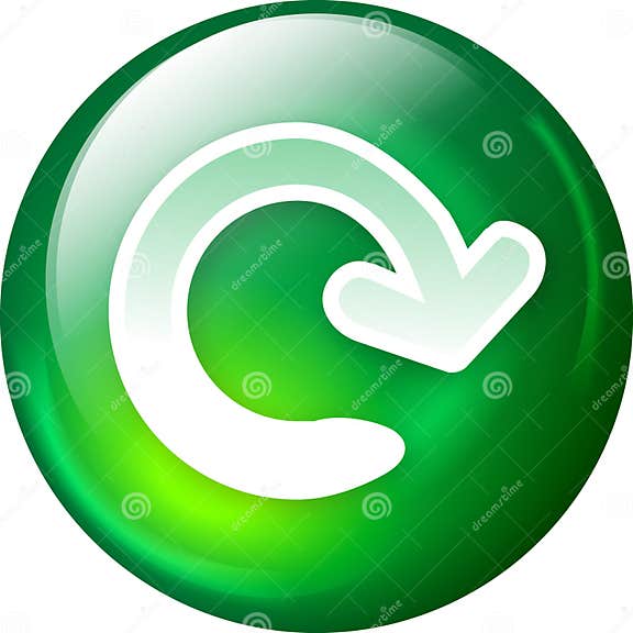 Reload web button stock illustration. Illustration of computer - 2004823