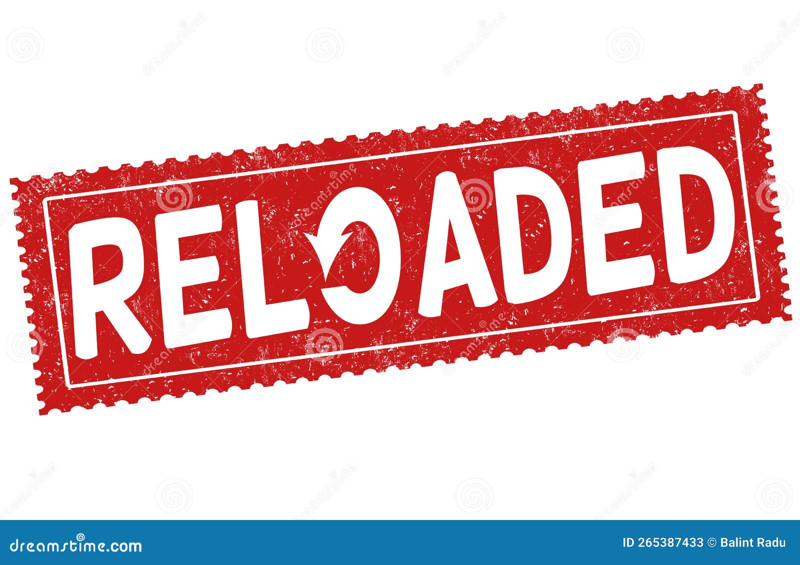 Reloaded Grunge Rubber Stamp Stock Vector - Illustration of imprint ...