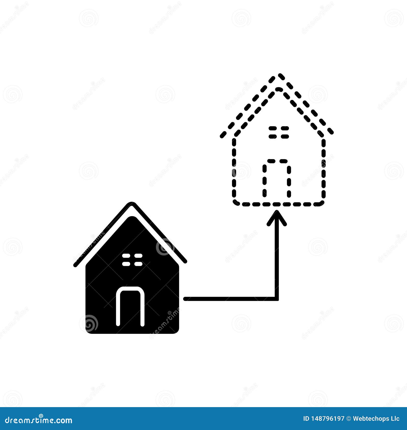 Black Solid Icon for Relocate, Moving and Relocation Stock Vector ...