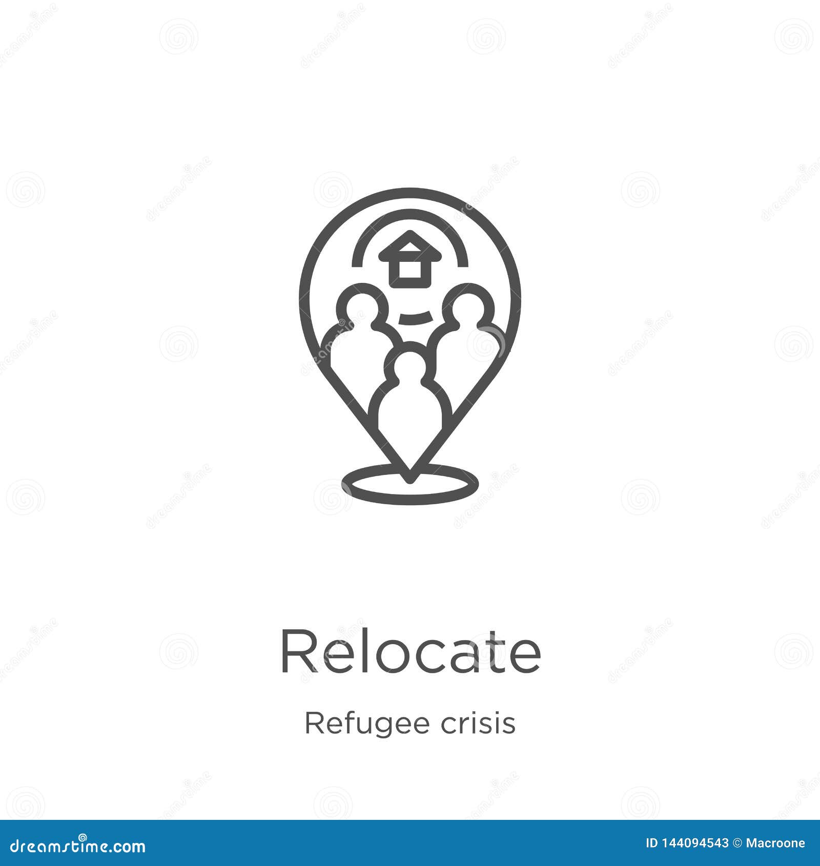 Relocate Icon. Clipart Image Cartoon Vector | CartoonDealer.com #210307779